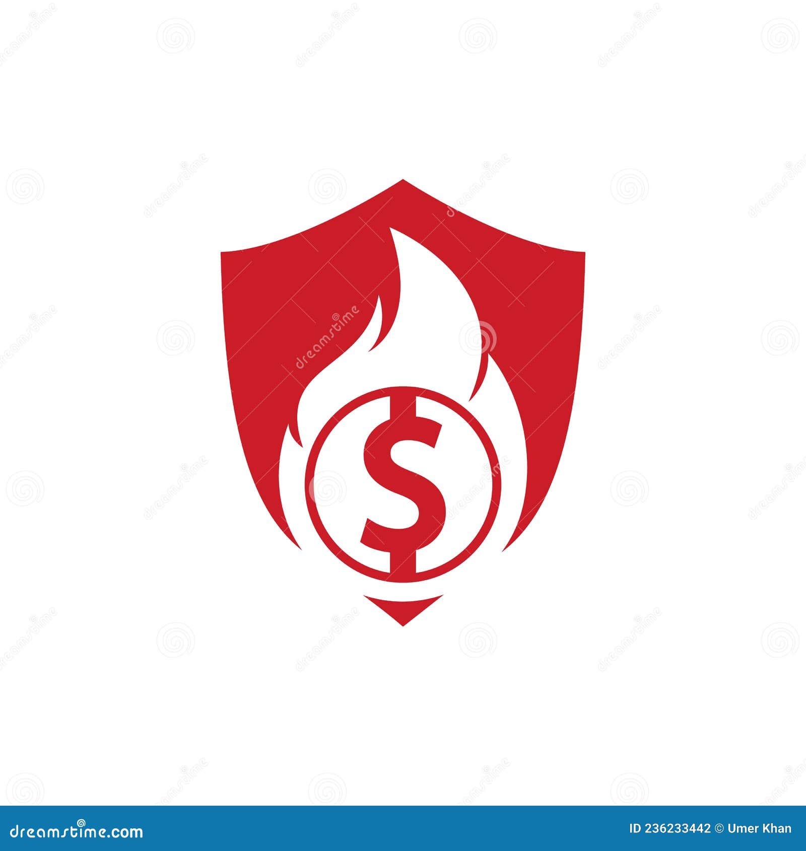 Fire Money Logo Design Template. Money Fire Logo Stock Vector ...