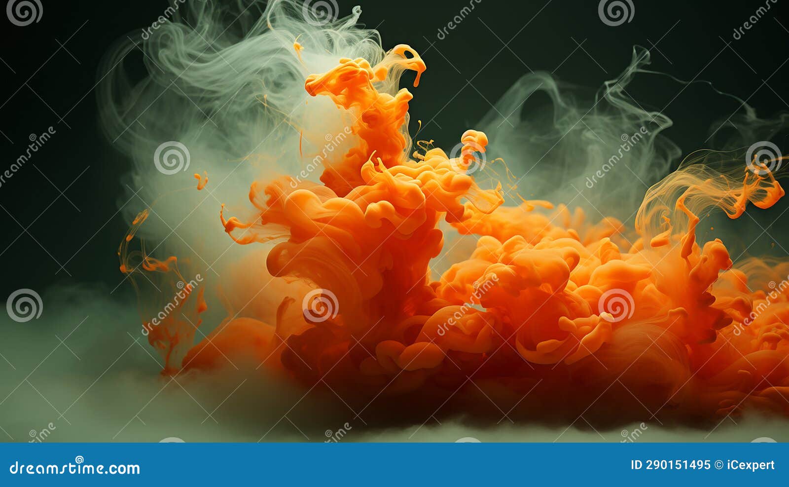 Fire in the nature stock illustration. Illustration of disaster - 290151495