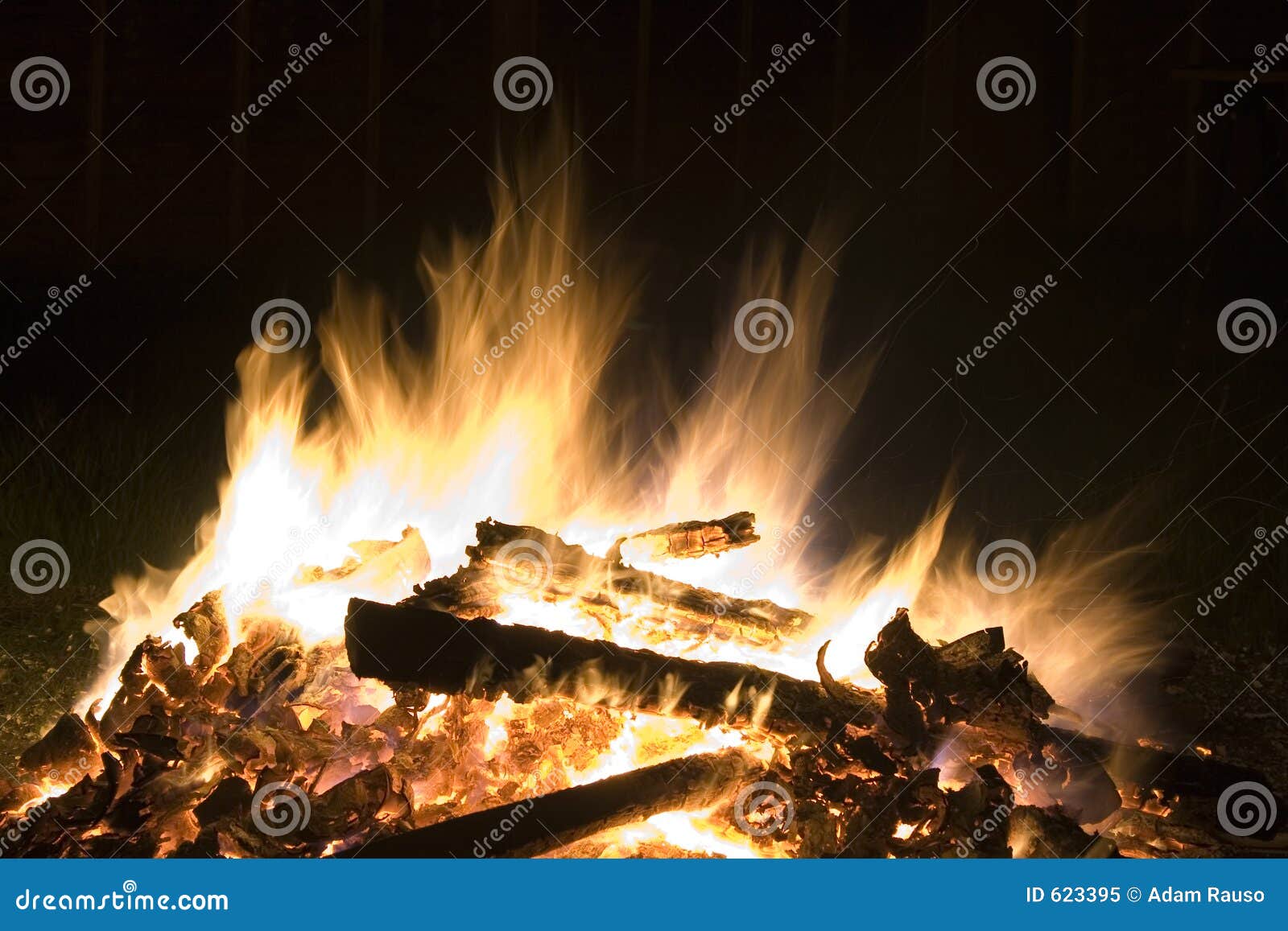 Fire at night stock image. Image of destroy, abstract, heat - 623395