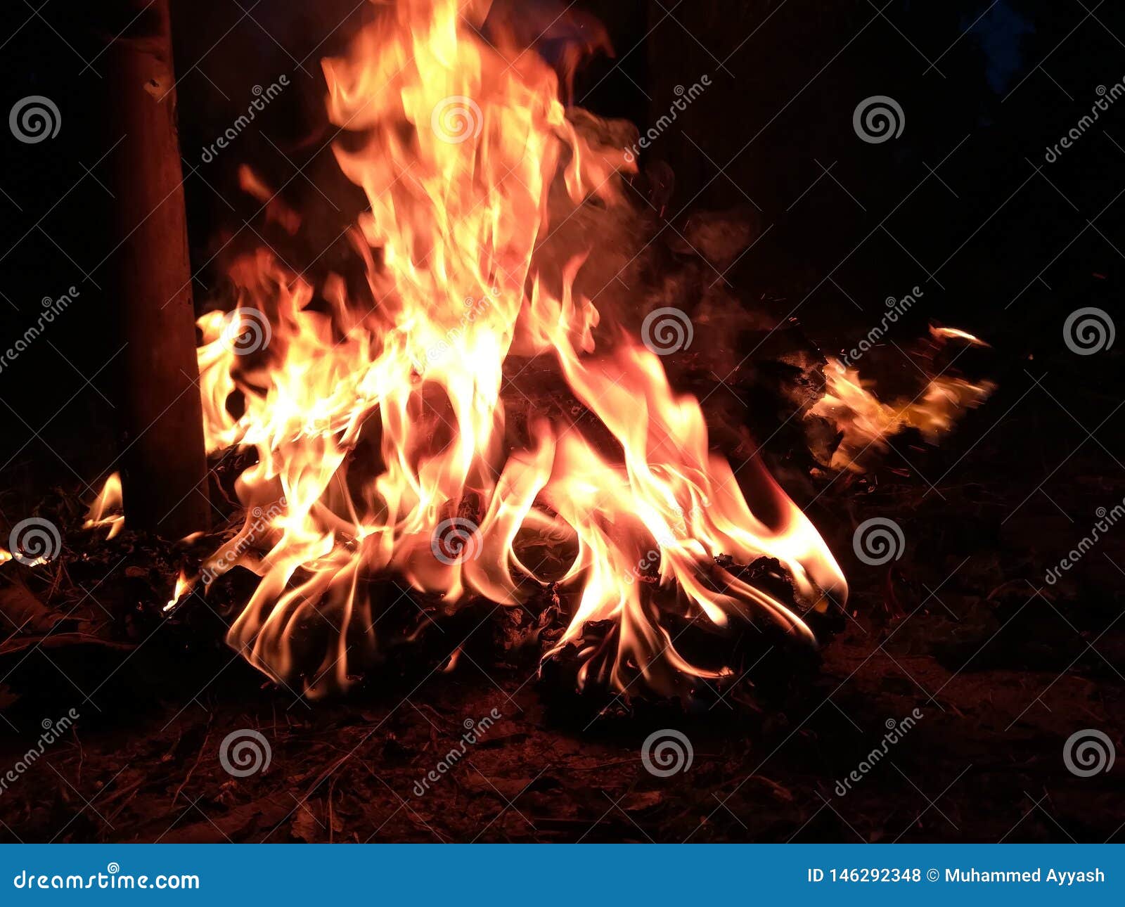 Fire at night stock photo. Image of fire, furious, burning - 146292348