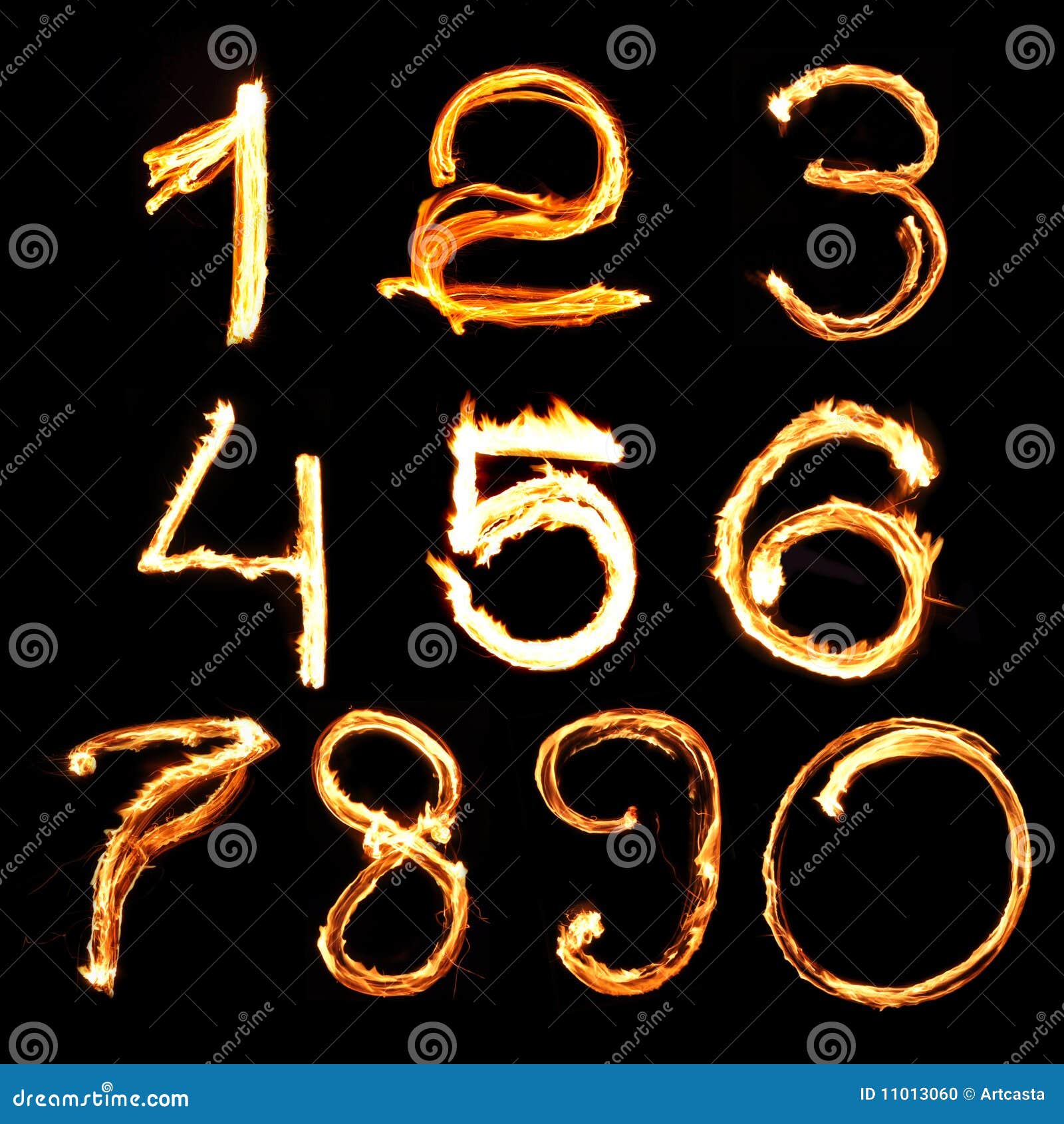 Fire number stock photo. Image of nine, four, seven, five - 11013060