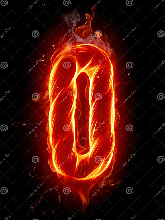 Fire number stock illustration. Illustration of black - 7264921