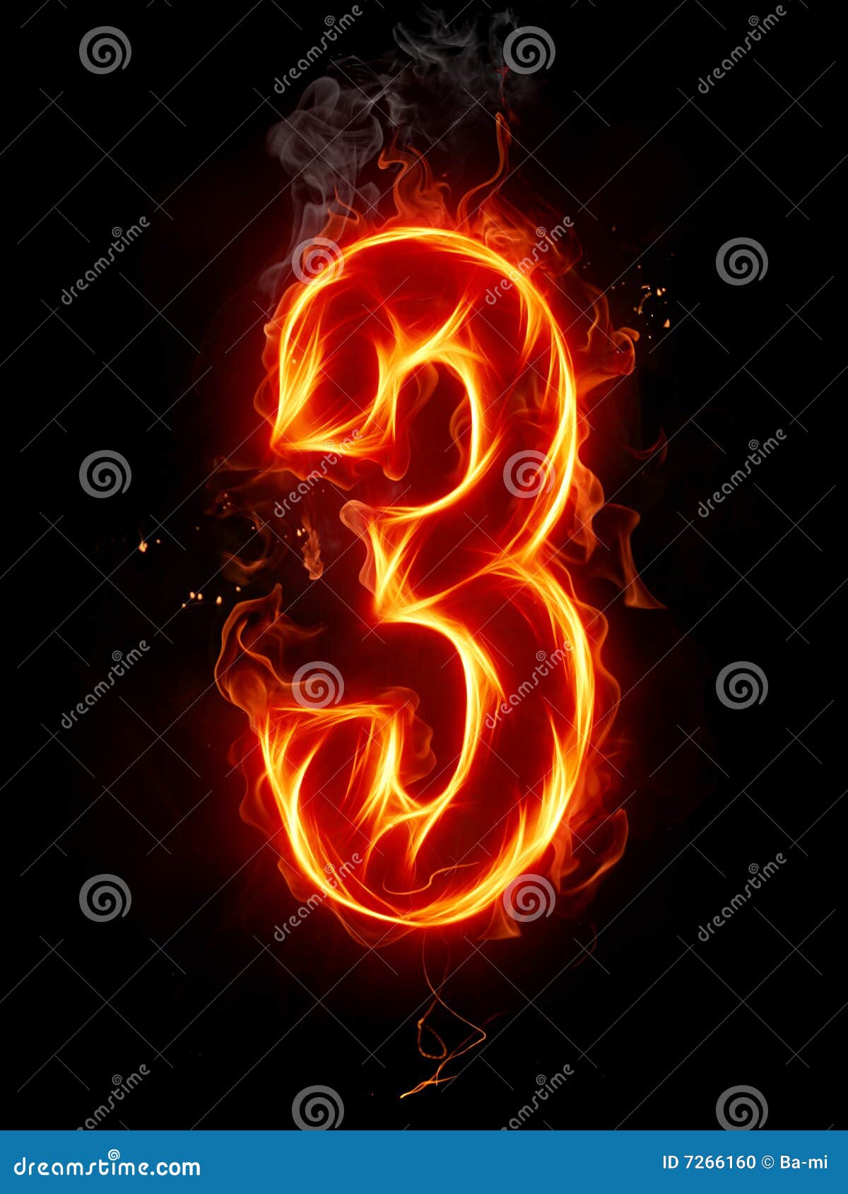 Fire number stock illustration. Illustration of blaze - 7266160