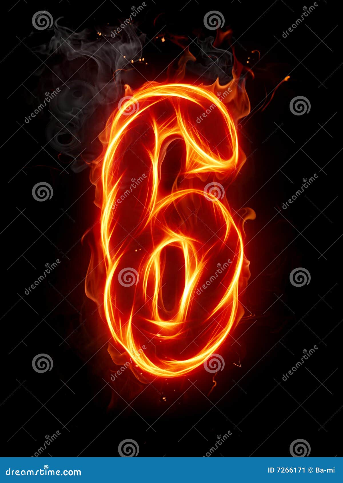 Fire number stock illustration. Illustration of conceptual - 7266171