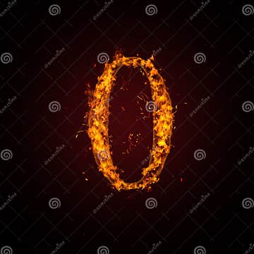 Fire number stock illustration. Illustration of black - 7461723