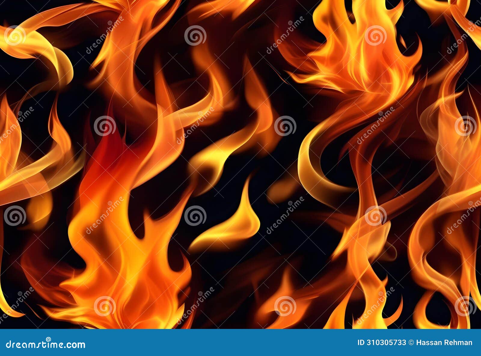 Fire Oil Painting Flames, Creative Digital Illustration Painting Stock ...