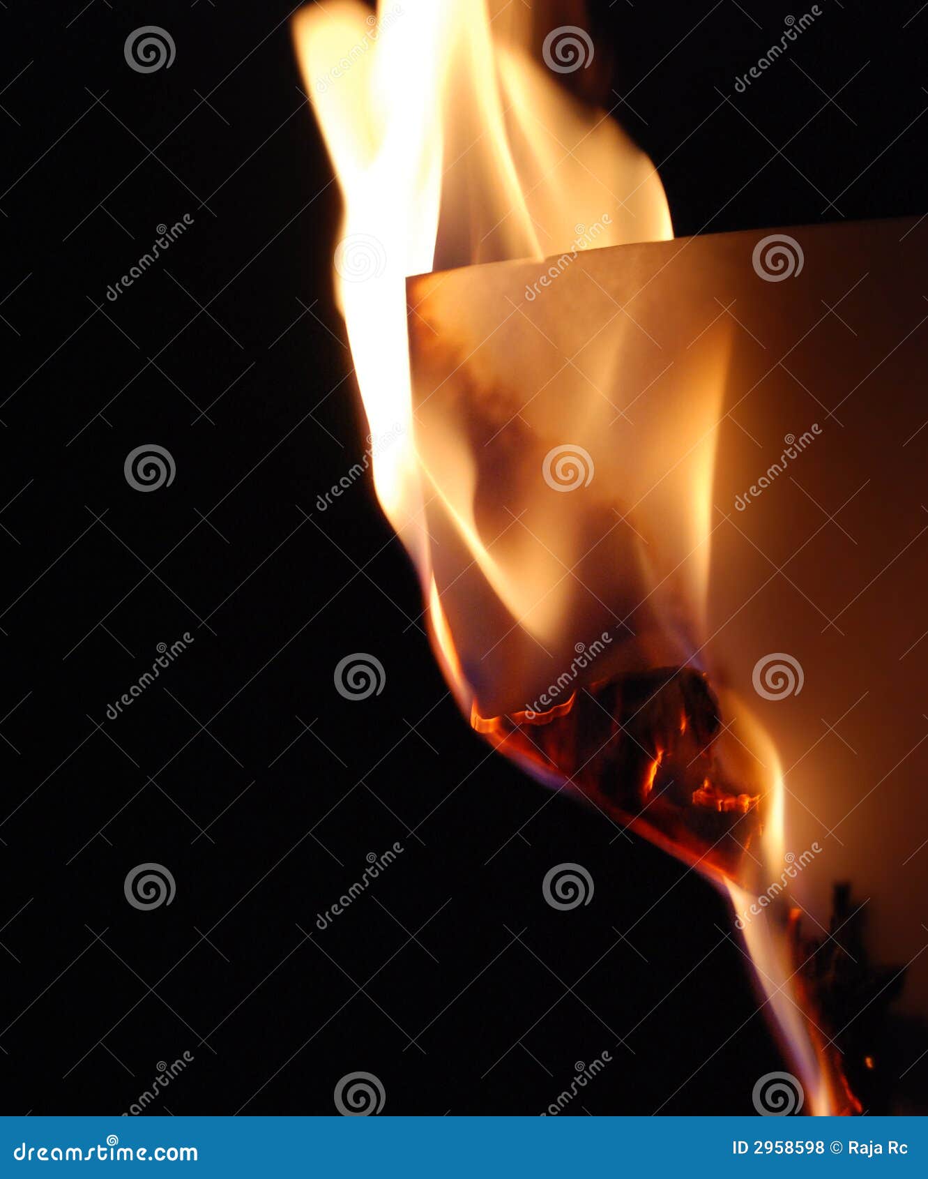 Fire Paper Royalty Free Stock Photos - Image: 2958598