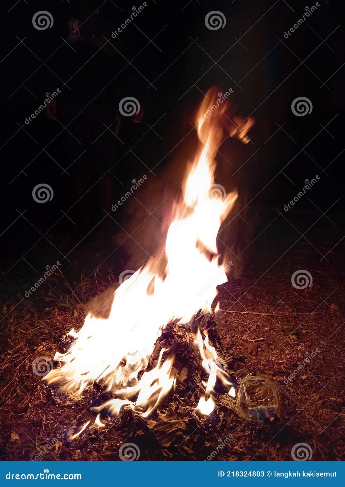 Fire of Passion. To Continue a Better Life Stock Image - Image of ...