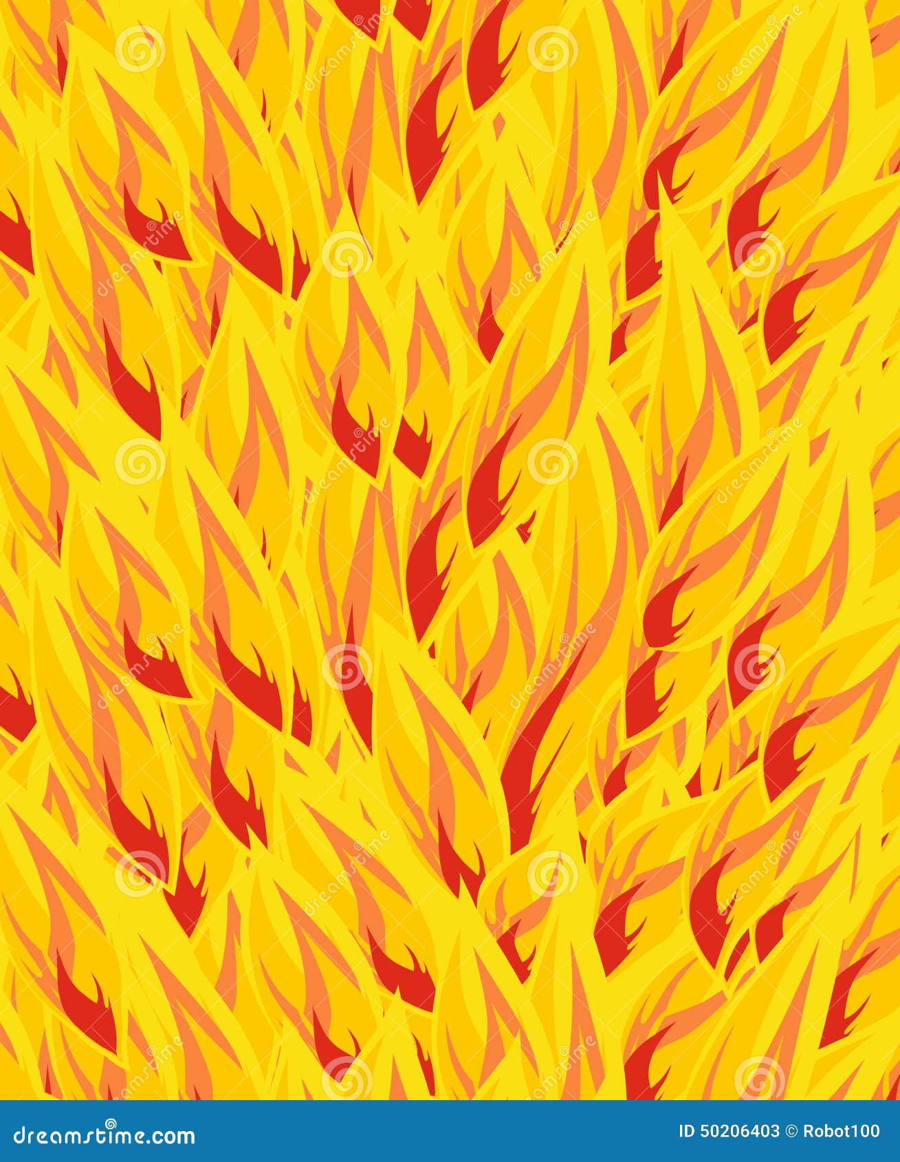 Fire pattern stock vector. Illustration of border, decorative - 50206403