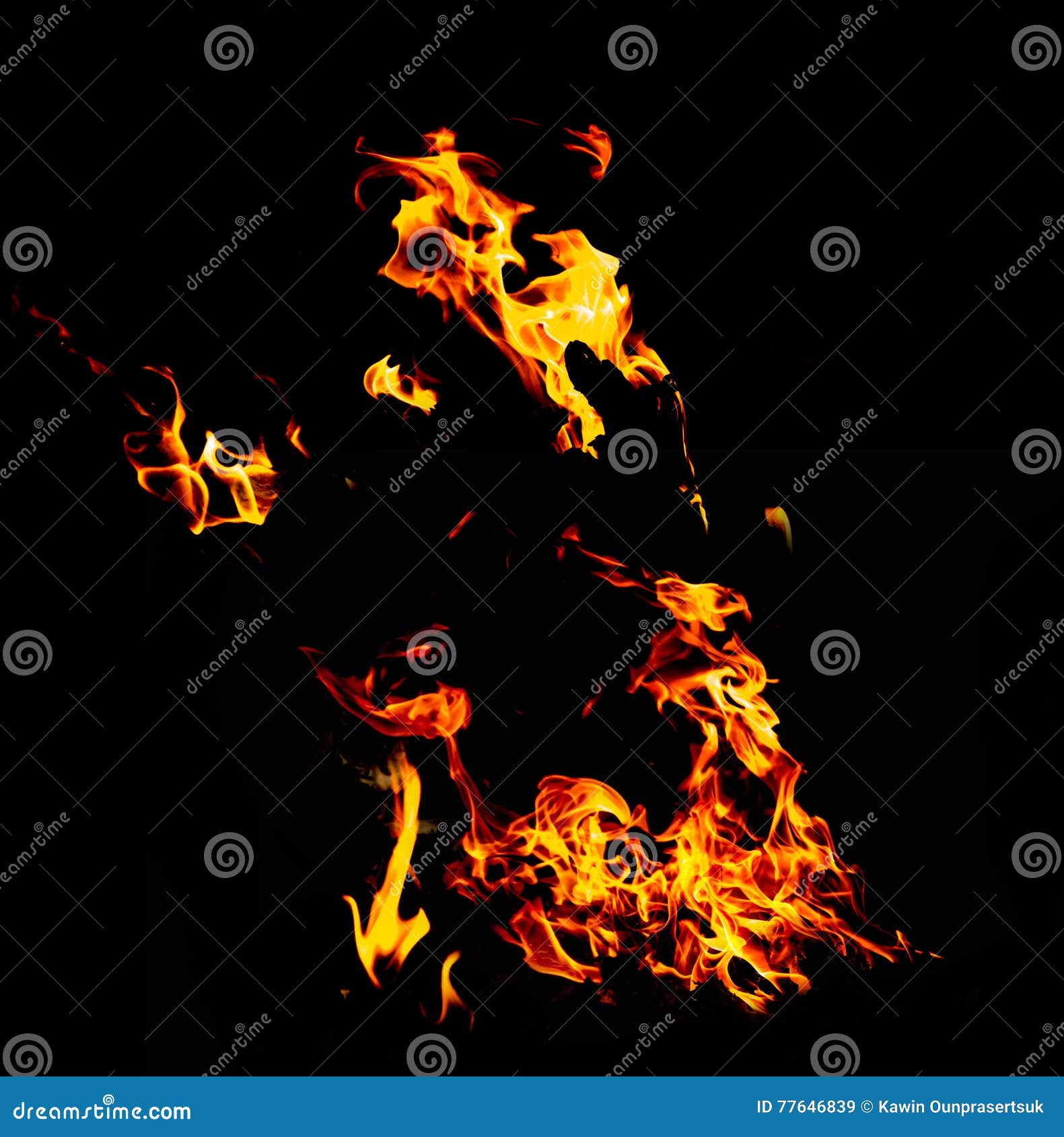 Fire Pattern Texture Background Dark Stock Illustration - Illustration ...