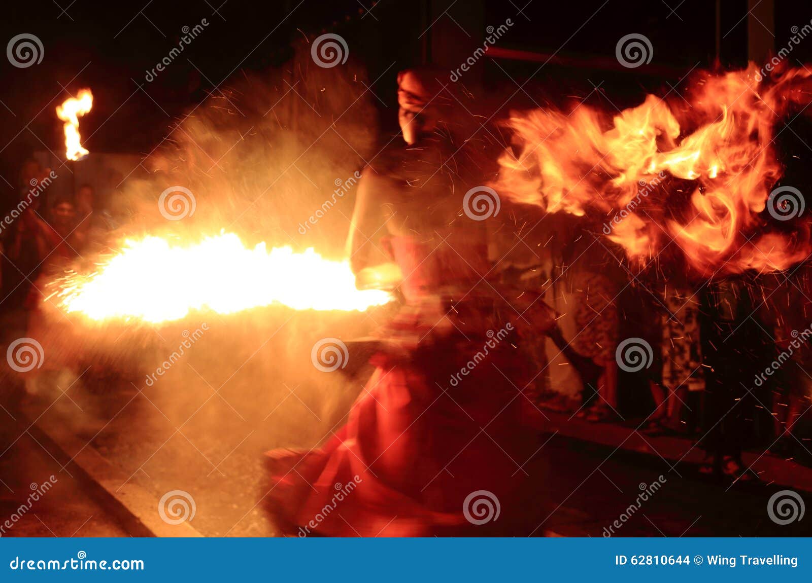 Fire performance editorial stock image. Image of eater - 62810644