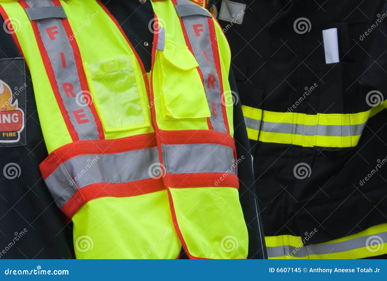 Fire Person Uniform stock image. Image of suit, warning - 6607145