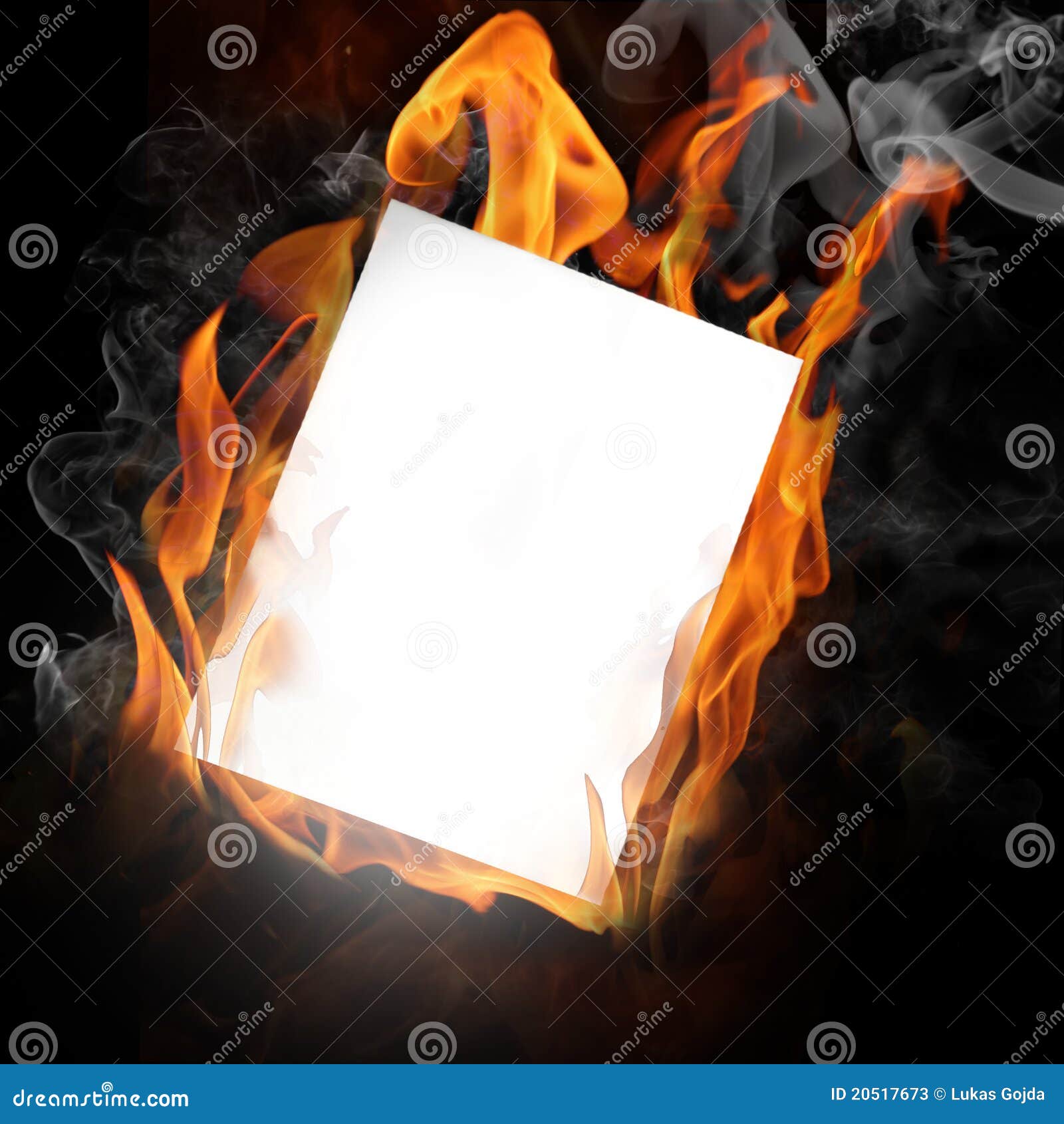 Fire photo frame stock image. Image of burn, blazing - 20517673