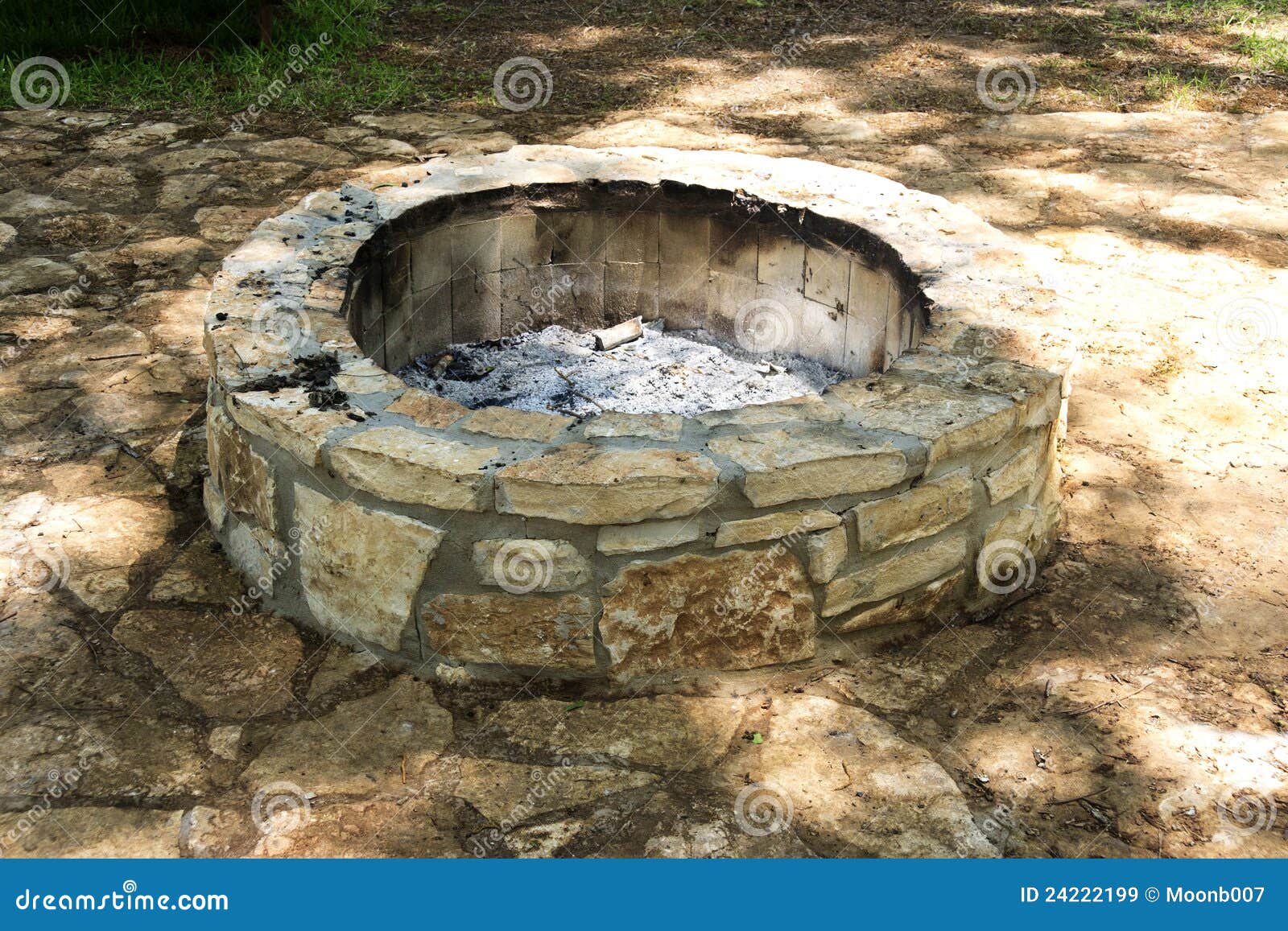 Fire Pit stock image. Image of rocks, stone, burnt, fire - 24222199