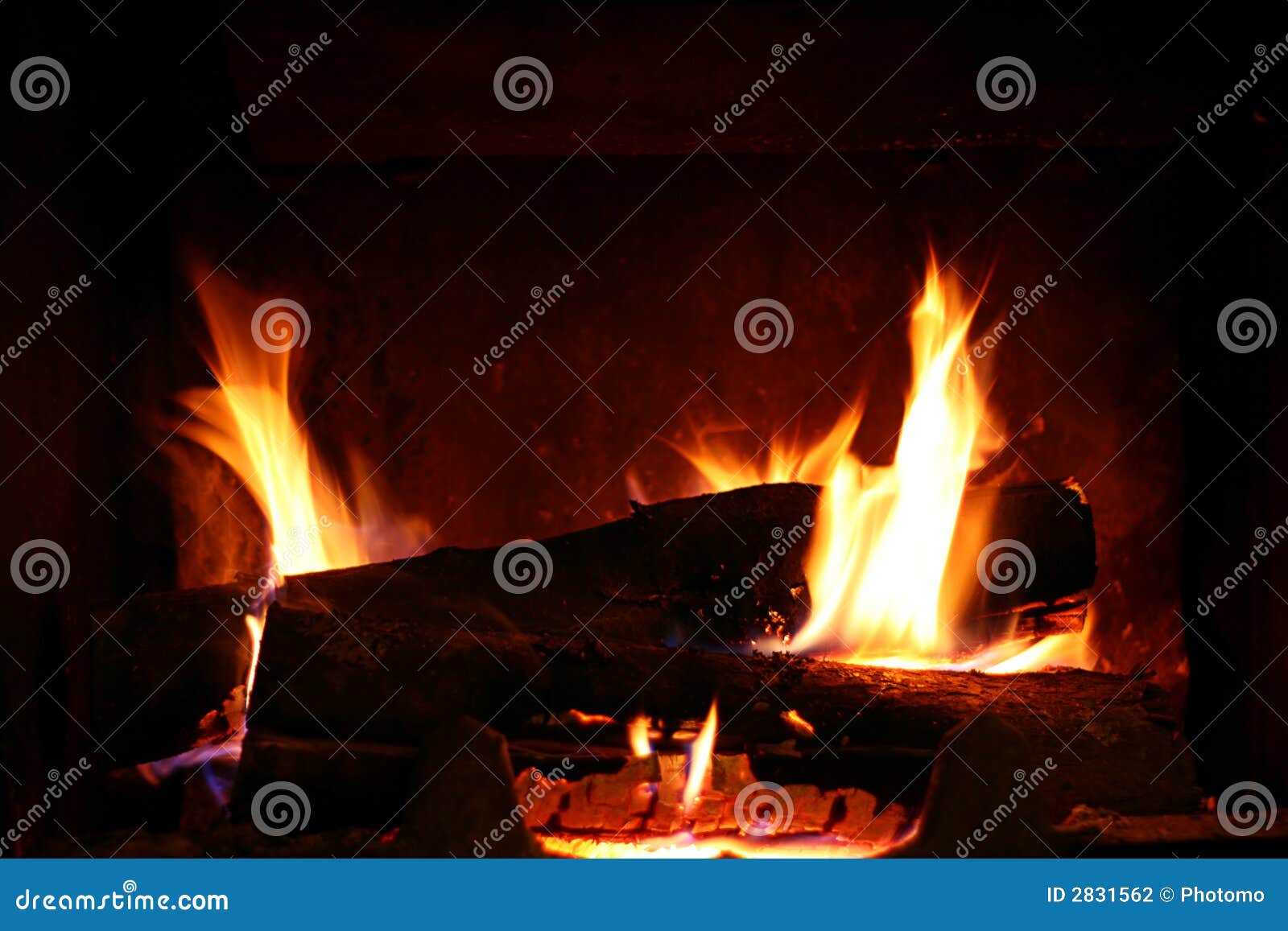 Fire place stock photo. Image of wood, fire, combustion - 2831562