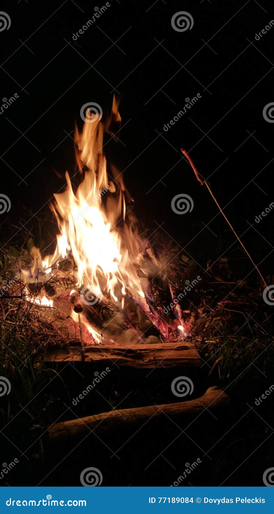 Fire place stock photo. Image of fire, nature, wild, place - 77189084
