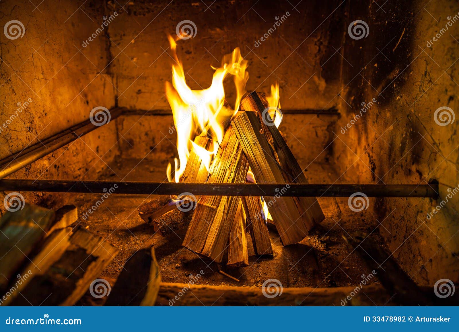 Fire place stock photo. Image of element, beautiful, fiery - 33478982