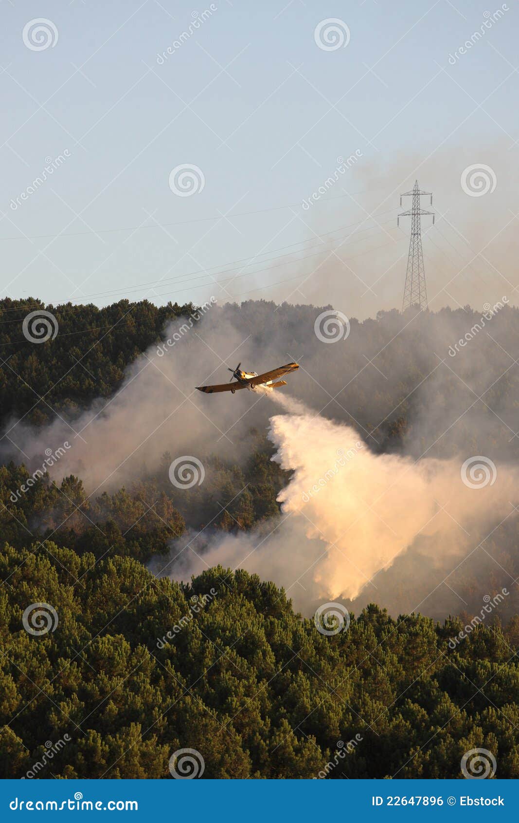 Fire Plane Stock Photography | CartoonDealer.com #27049508