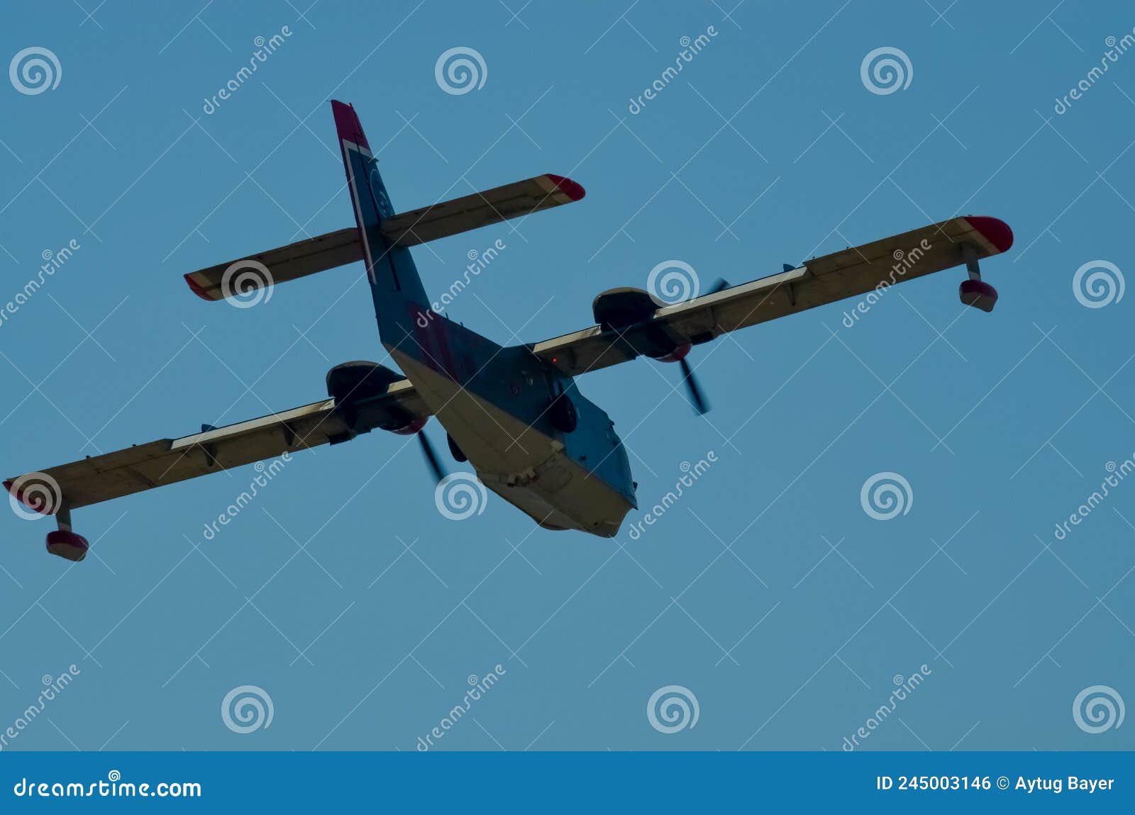Fire plane water blue sky stock photo. Image of water - 245003146