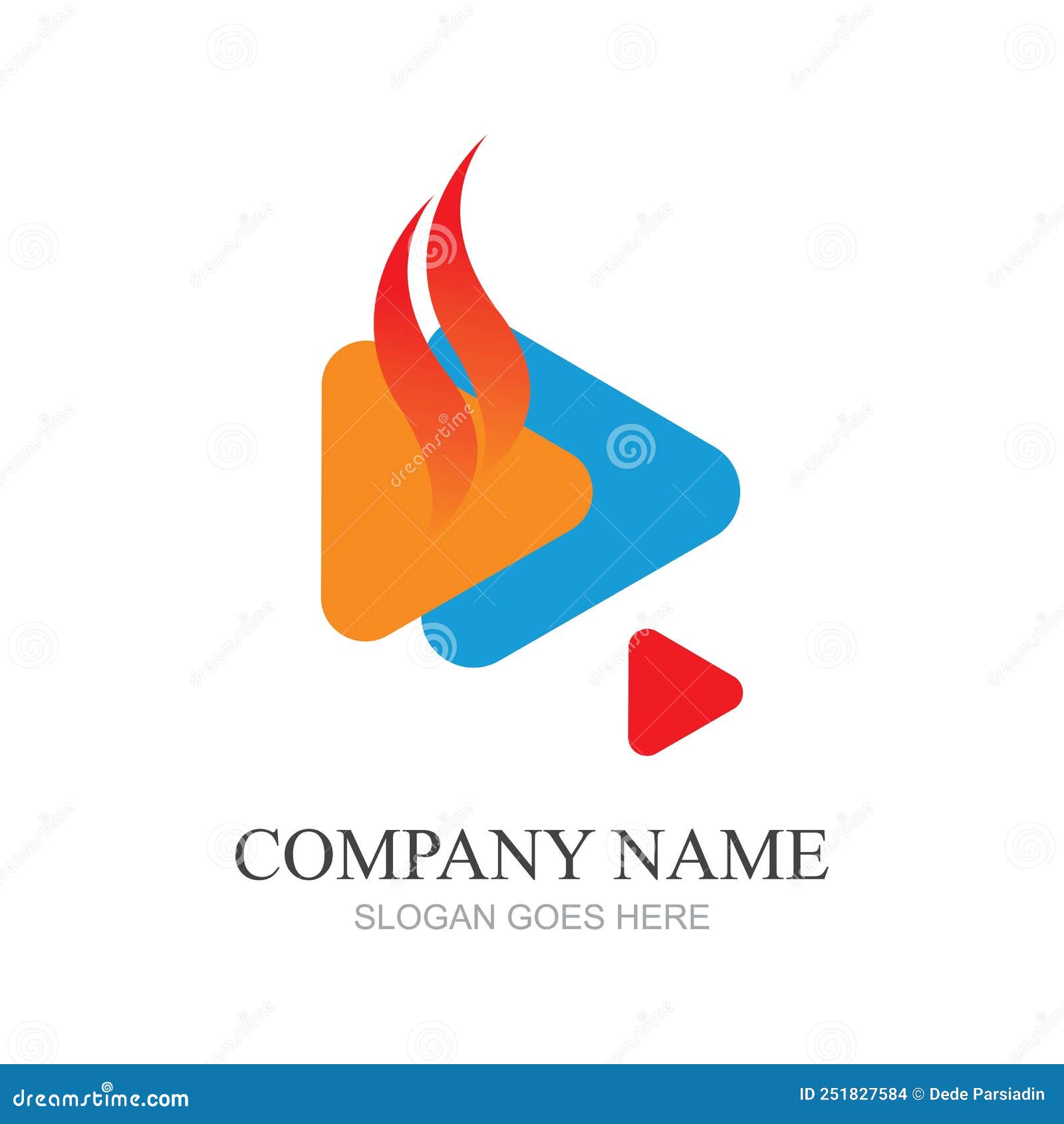 Fire and Play Button Logo Design Template Stock Vector - Illustration ... Fire and Play Button Logo Design Template Stock Vector - Illustration ...