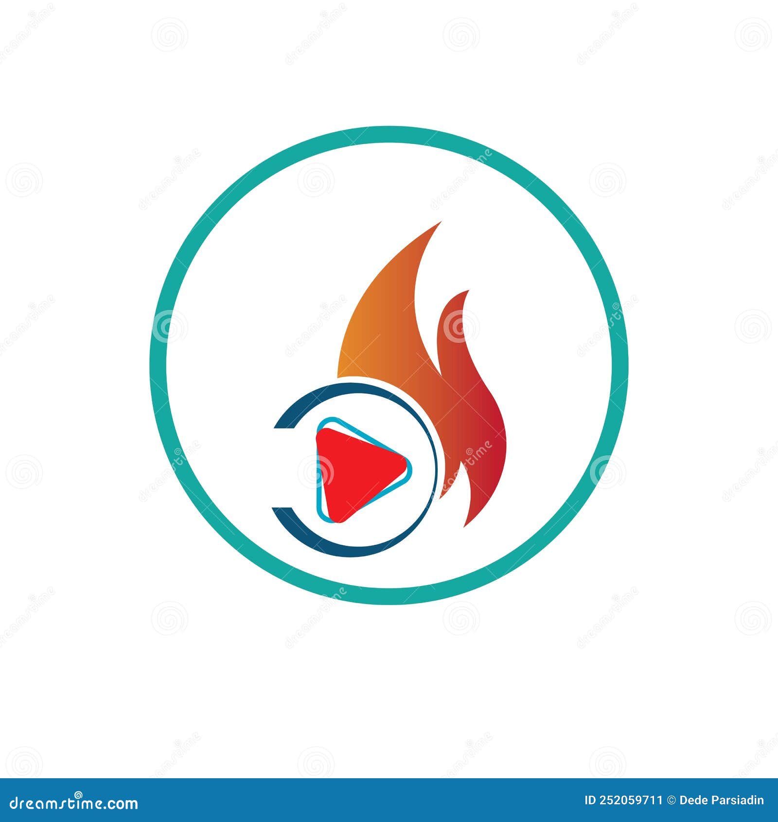 Fire and Play Button Logo Design Template Stock Vector - Illustration ... Fire and Play Button Logo Design Template Stock Vector - Illustration ...