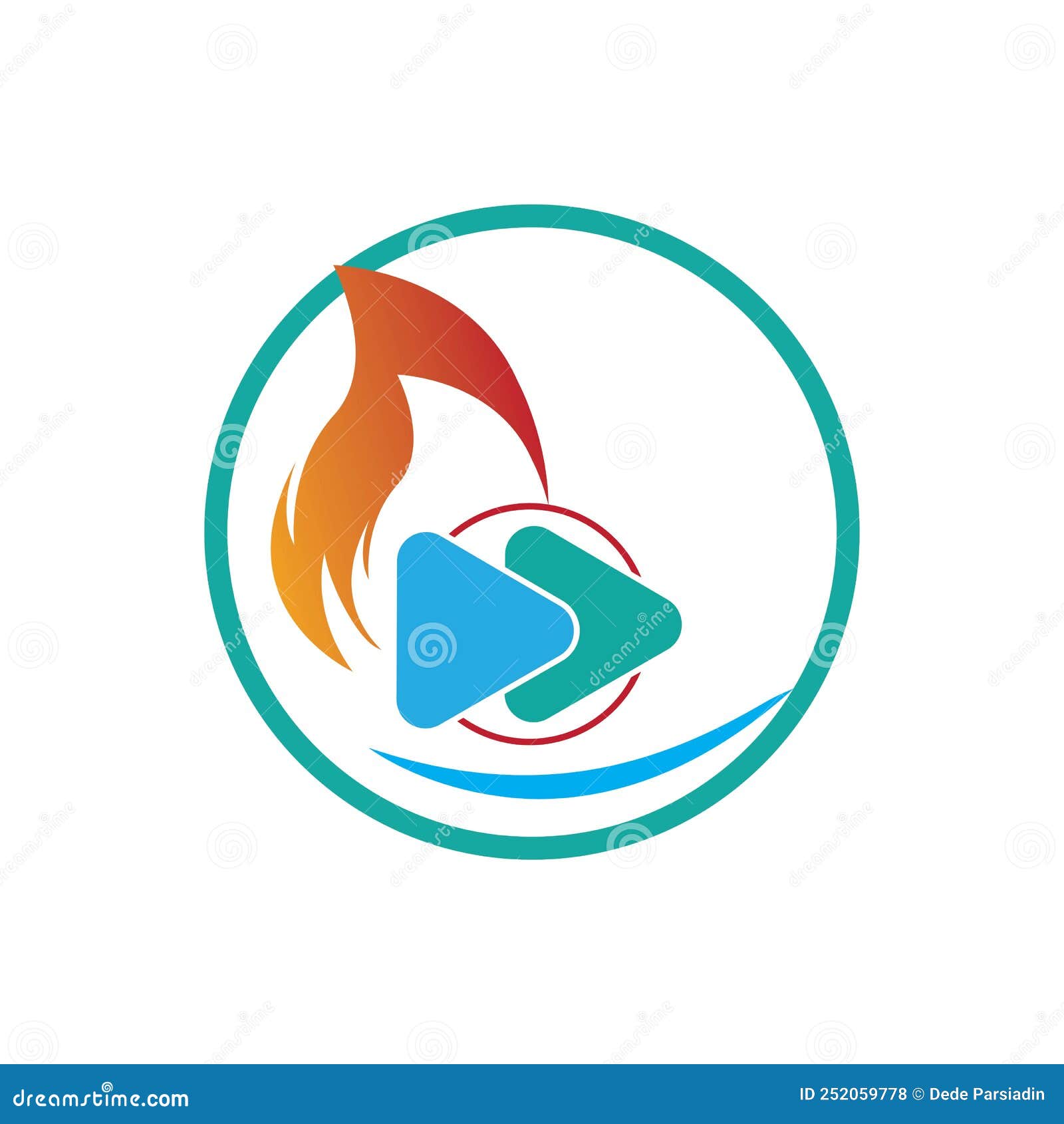 Fire and Play Button Logo Design Template Stock Vector - Illustration ... Fire and Play Button Logo Design Template Stock Vector - Illustration ...