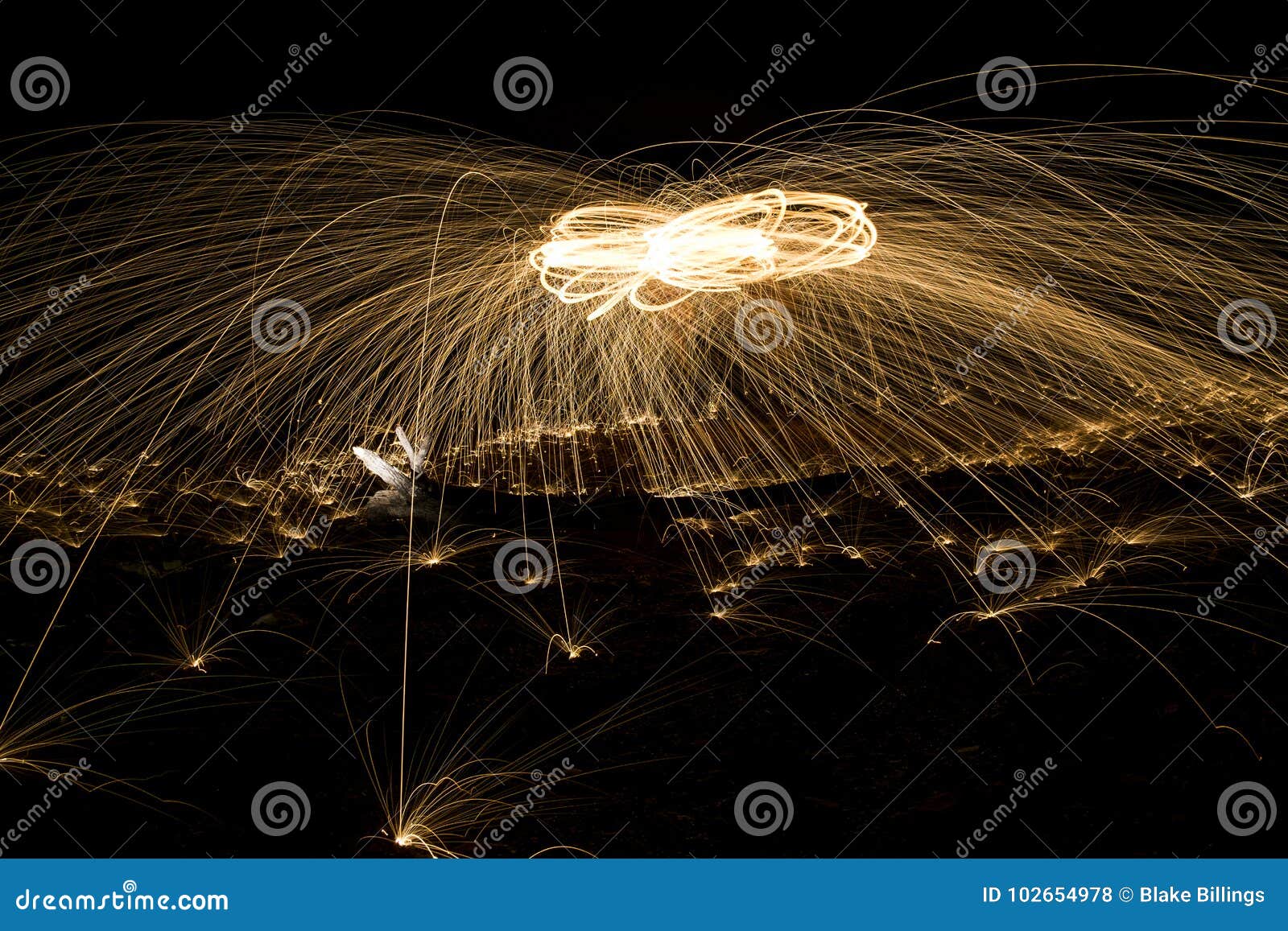 Fire Poi / Spinning Steel Wool Stock Photo - Image of light, glass ...