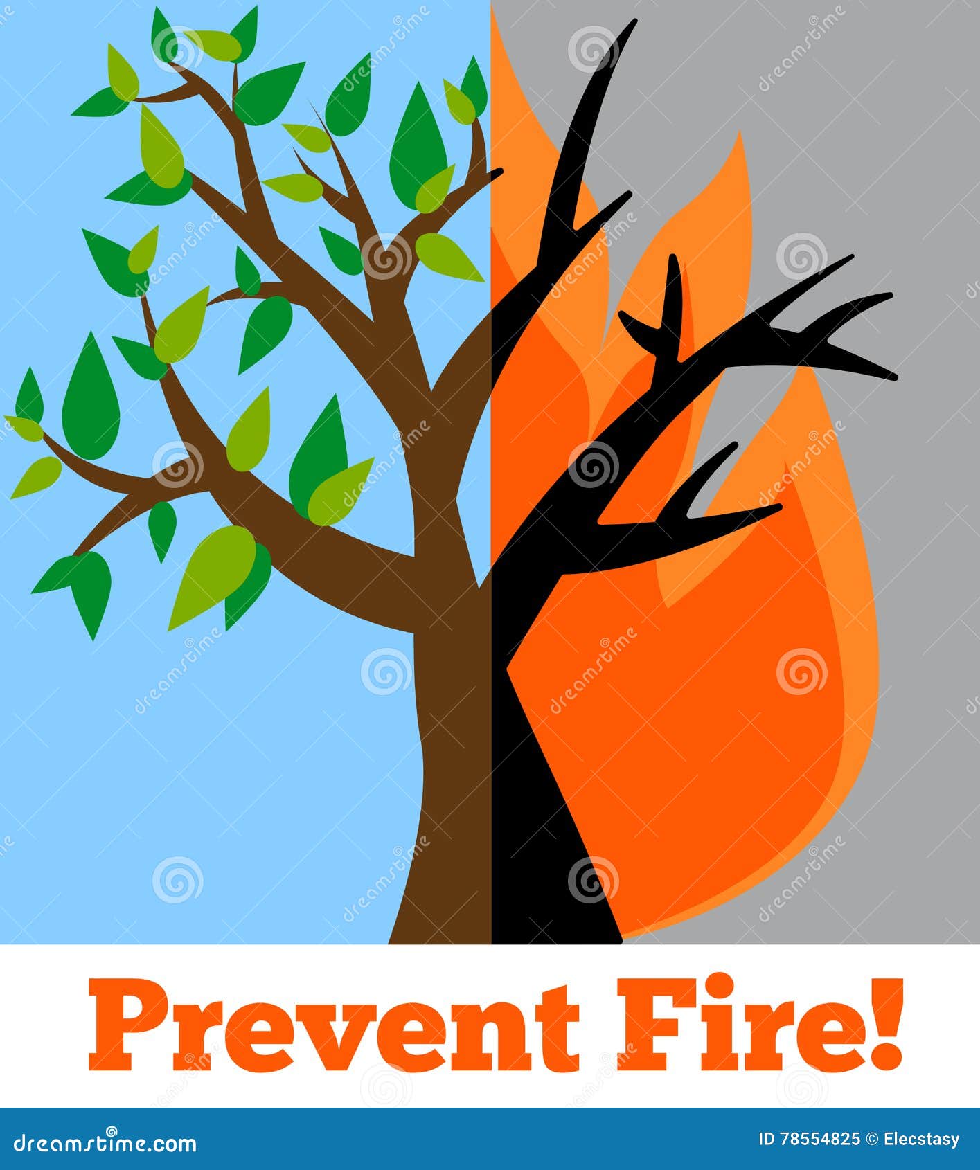 Fire stock vector. Illustration of notice, point, inferno - 78554825