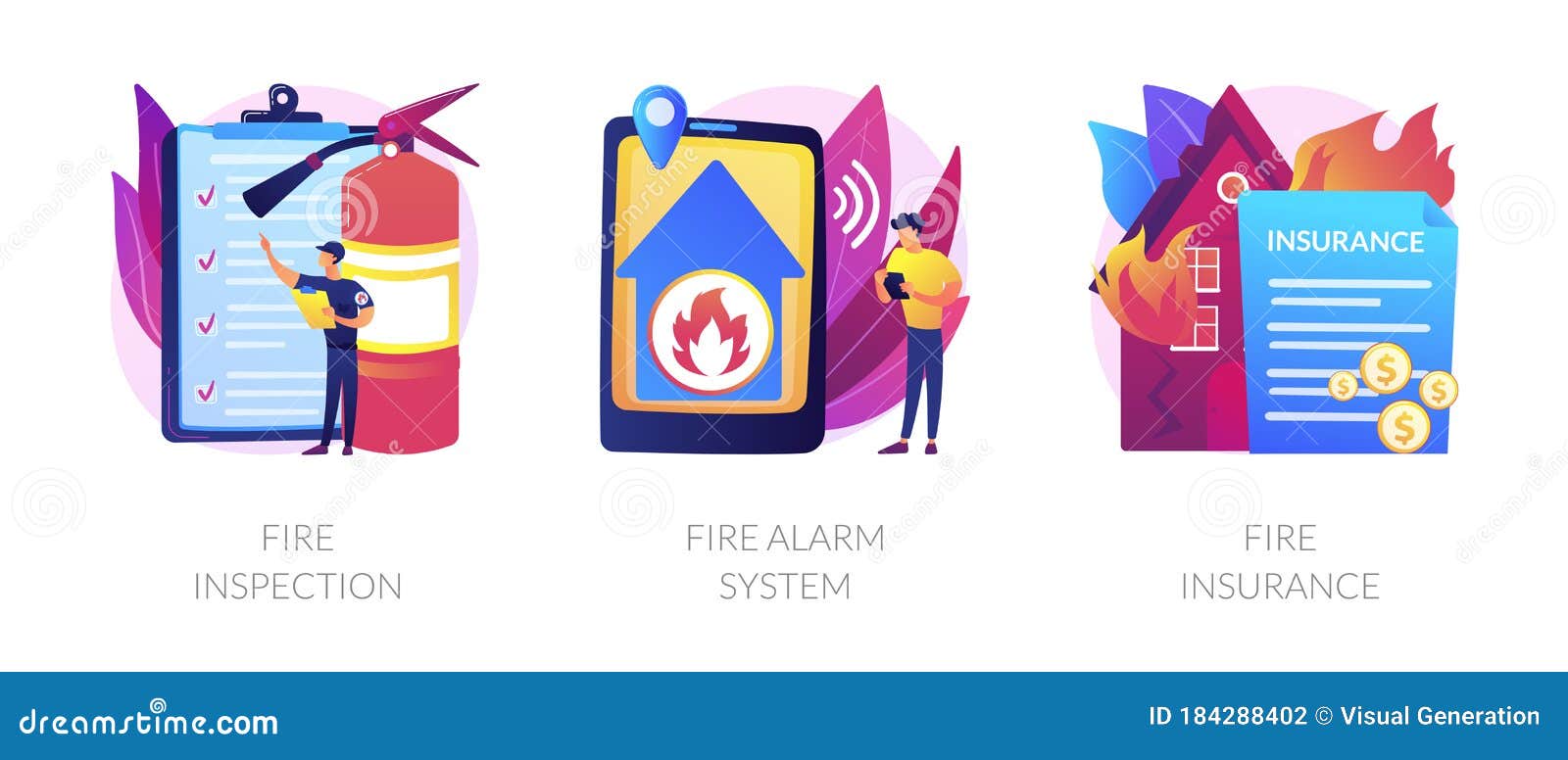 Fire Prevention Vector Concept Metaphors Stock Vector - Illustration of ...