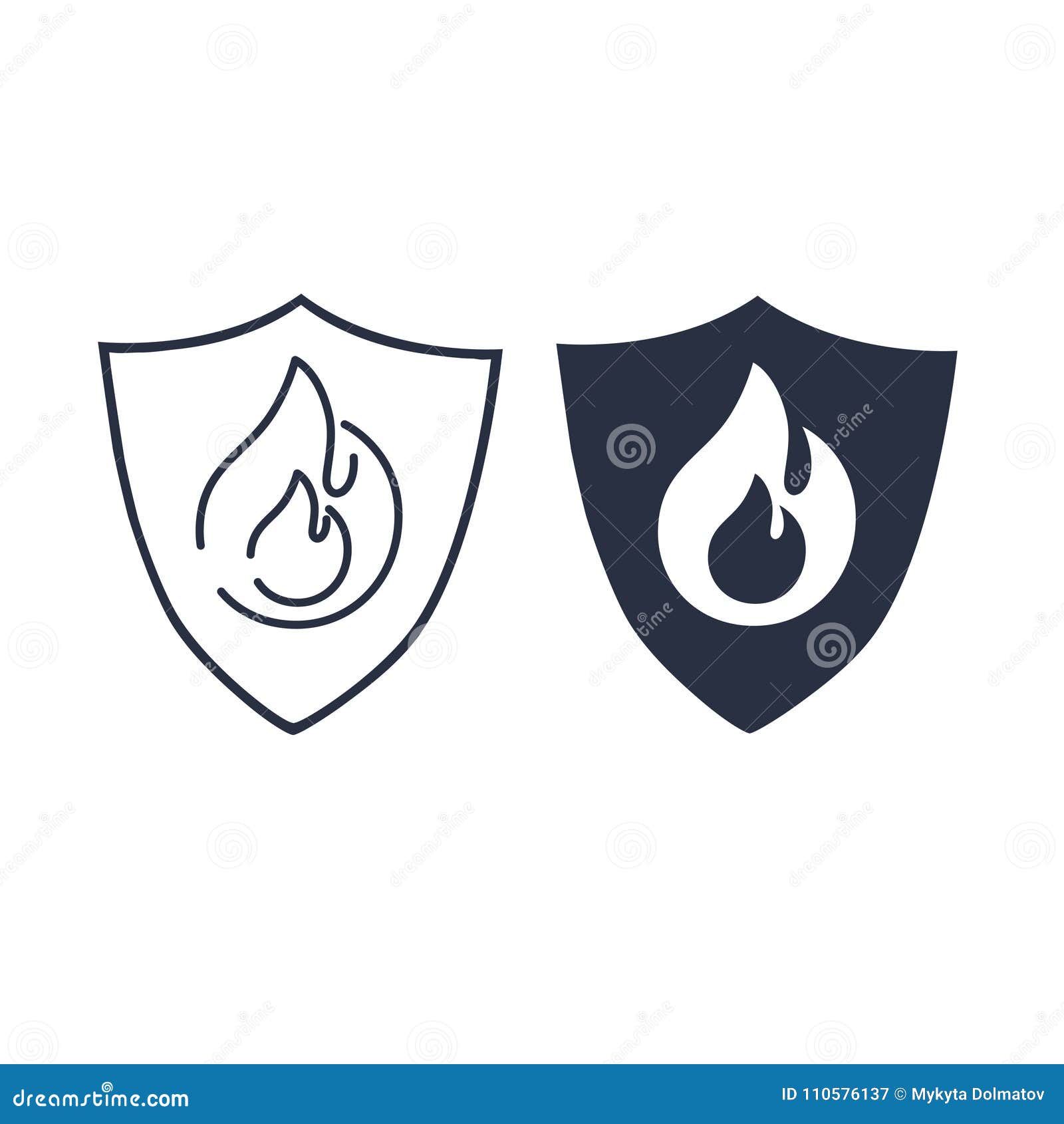 Fire protection icon stock illustration. Illustration of bonfire ...