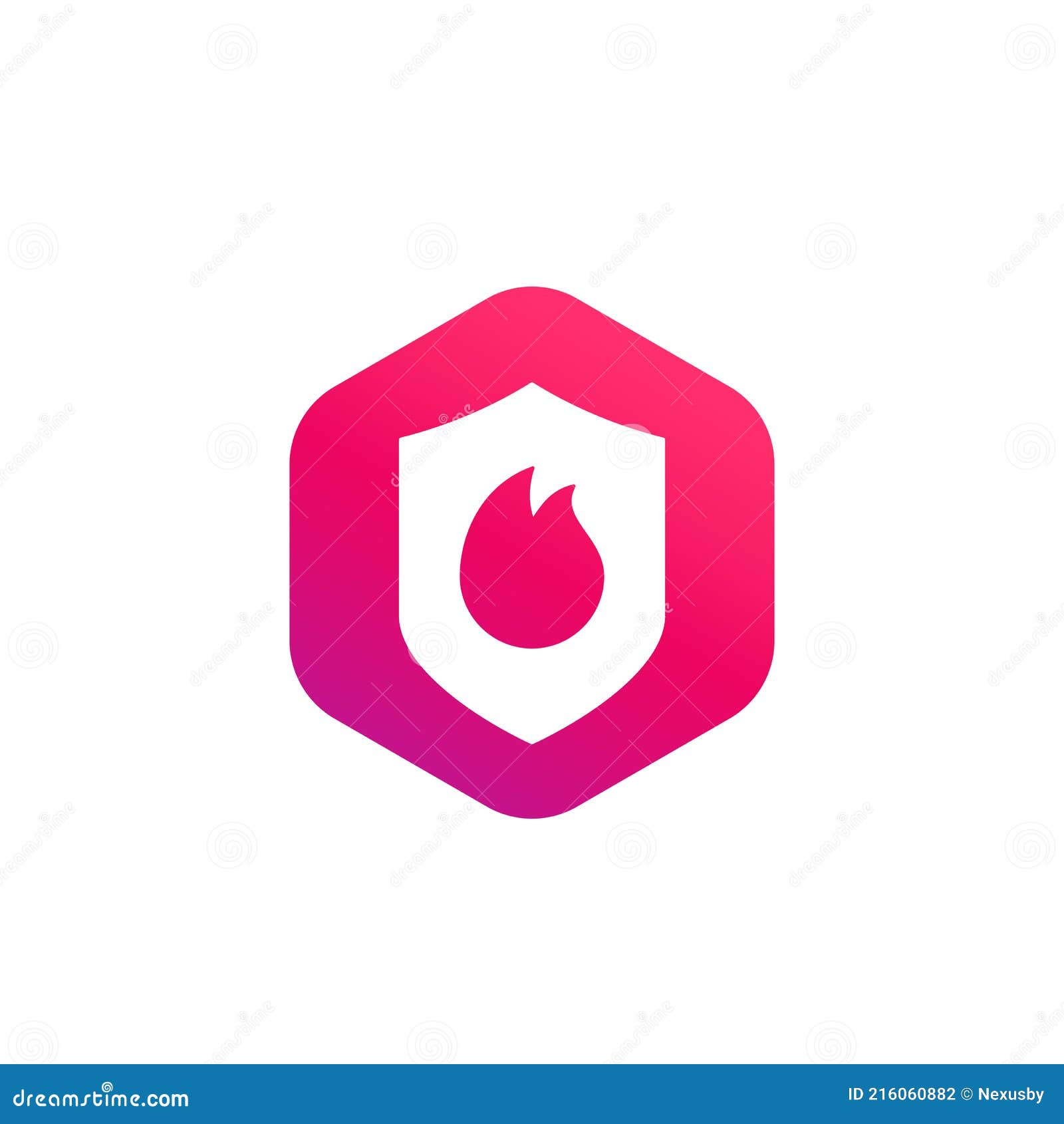 Fire Protection Icon, Vector Design Stock Vector - Illustration of ...