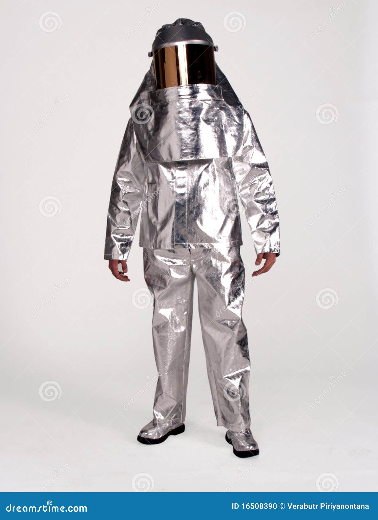 Fire Protection Suit stock photo. Image of reflective - 16508390