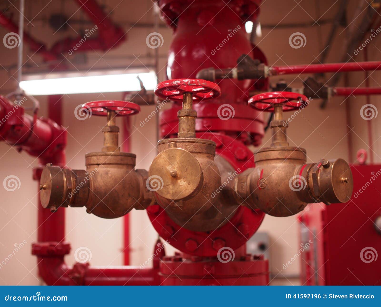 Fire Pump Sprinkler and Standpipe Systems Stock Photo - Image of ...