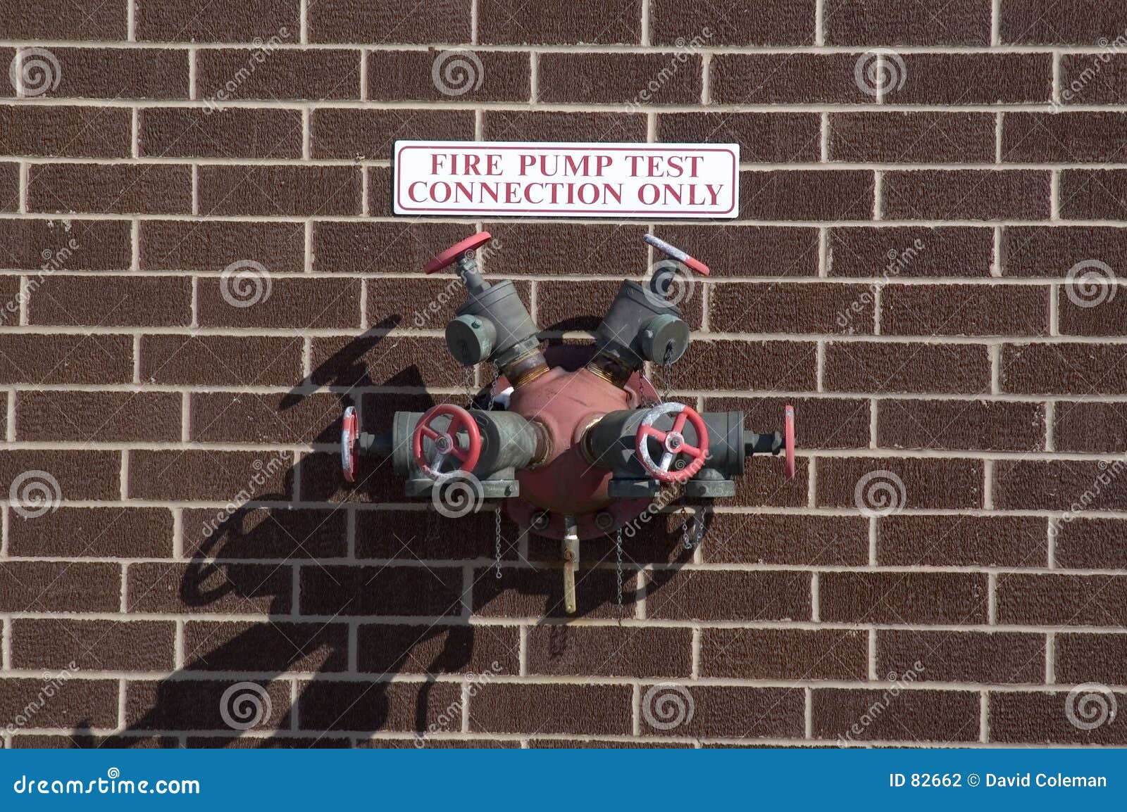 Fire Pump Test Connection stock photo. Image of hose, open - 82662