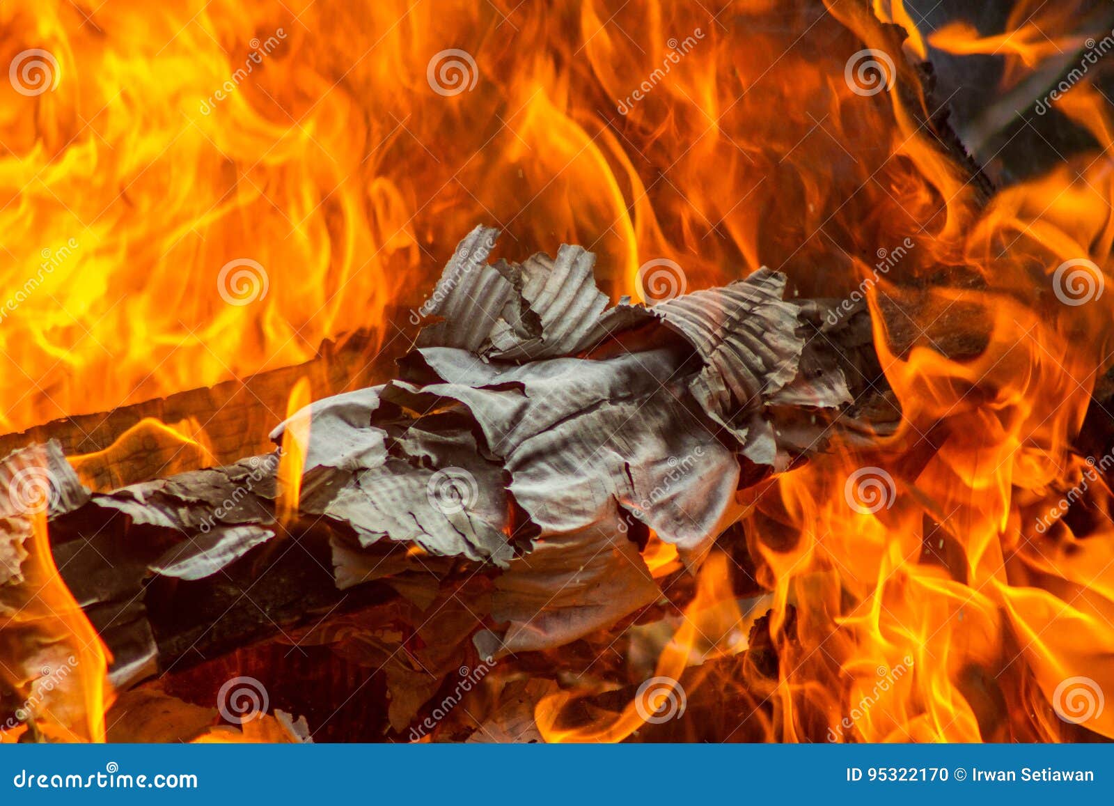 Fire stock photo. Image of nature, indonesia, heat, ground - 95322170