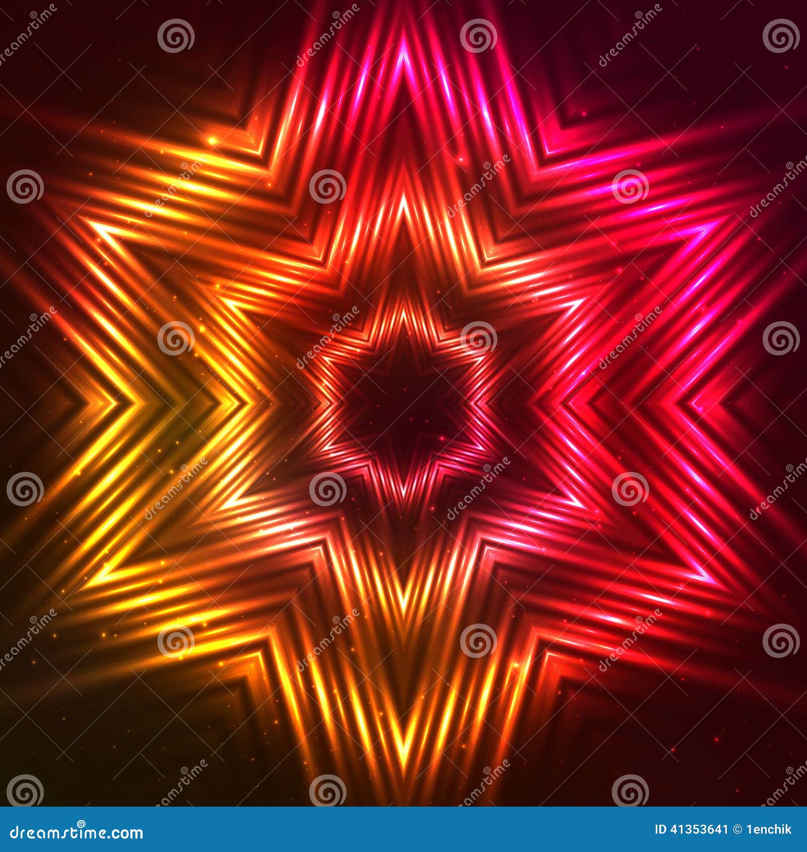 Fire red vector star stock vector. Illustration of design - 41353641