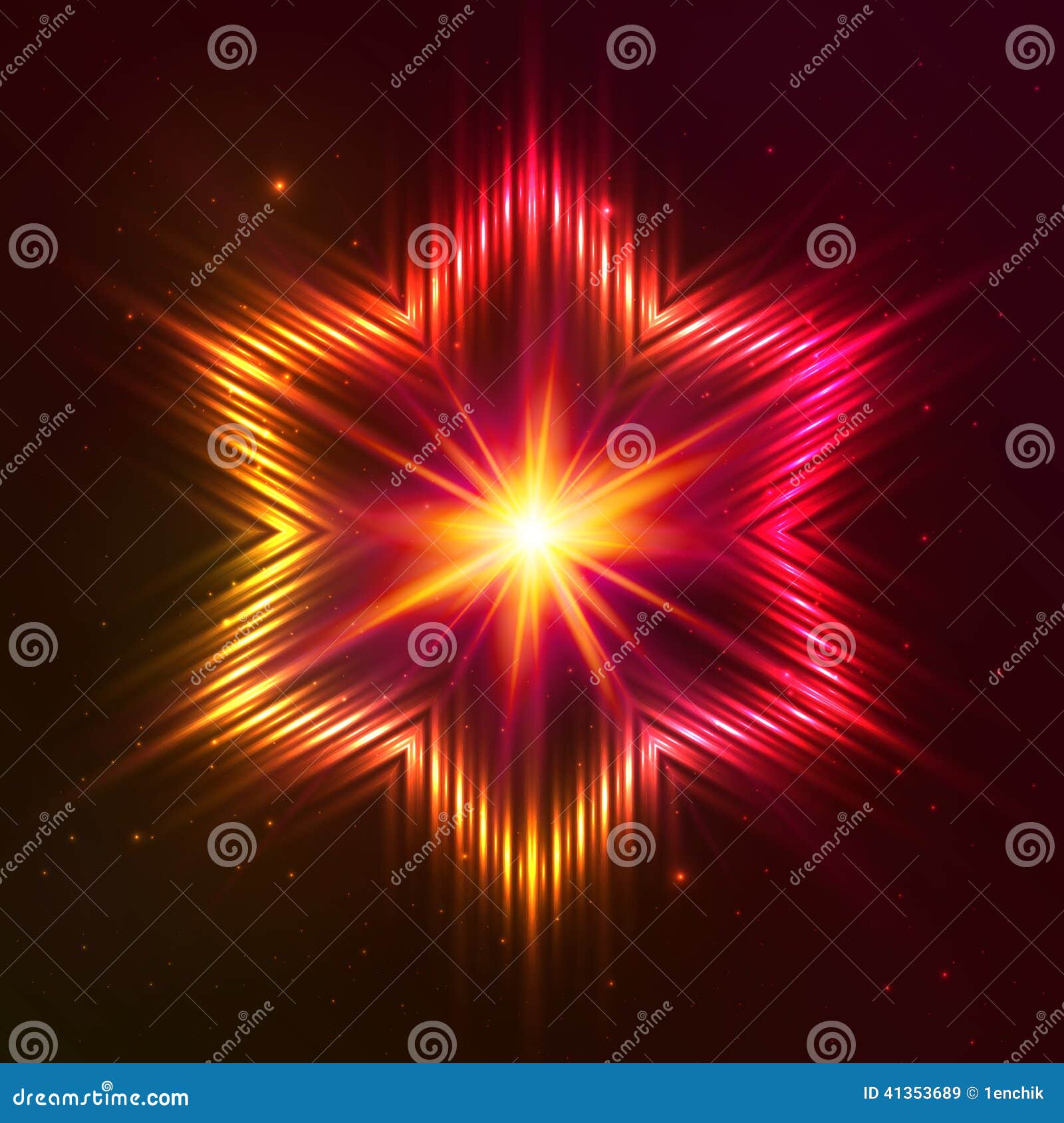 Fire red vector star stock vector. Illustration of celebration - 41353689