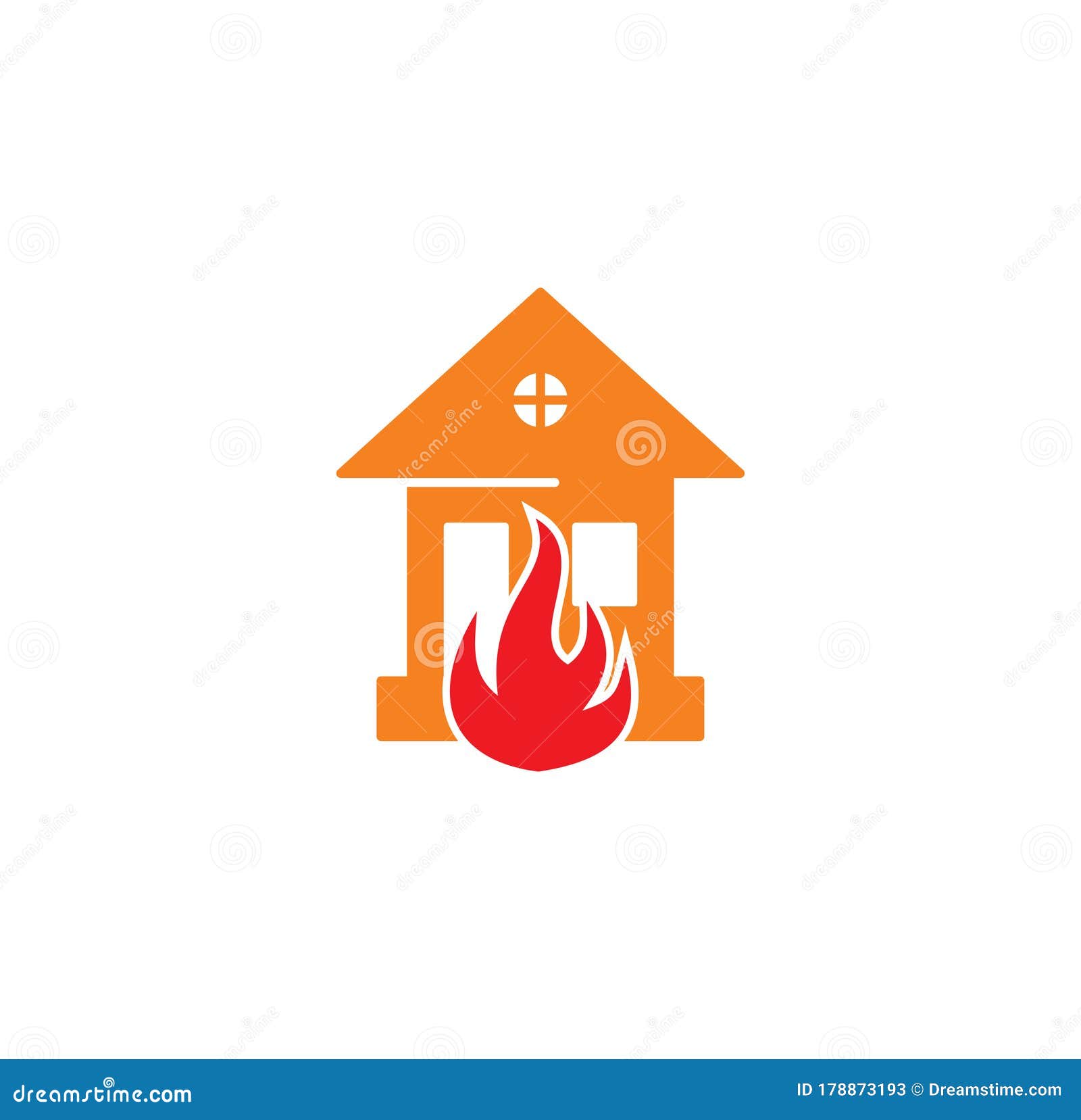 Fire Related Icon on Background for Graphic and Web Design. Creative ...