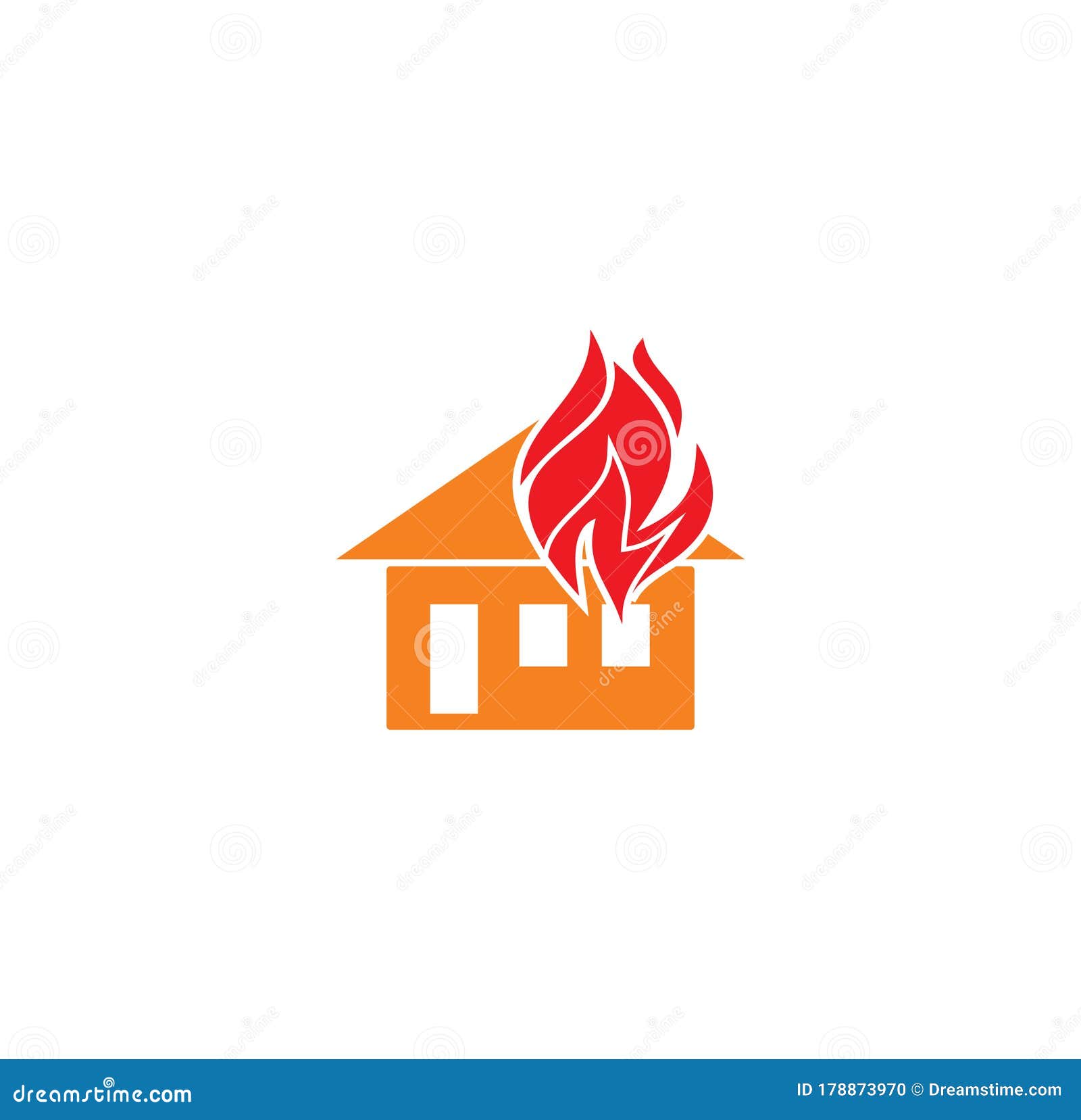 Fire Related Icon on Background for Graphic and Web Design. Creative ...