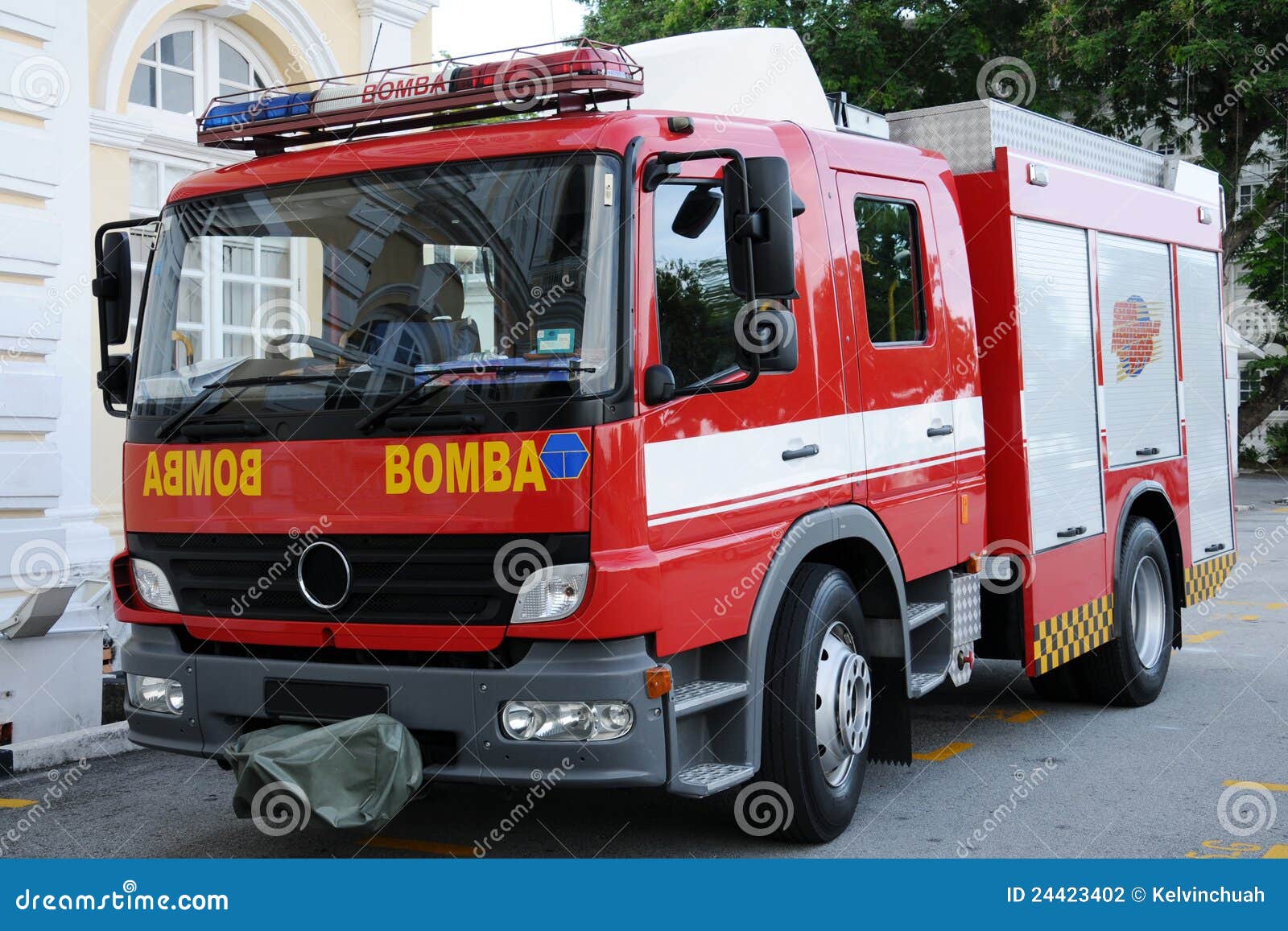 A fire rescue car stock photo. Image of sirens, fireman - 24423402