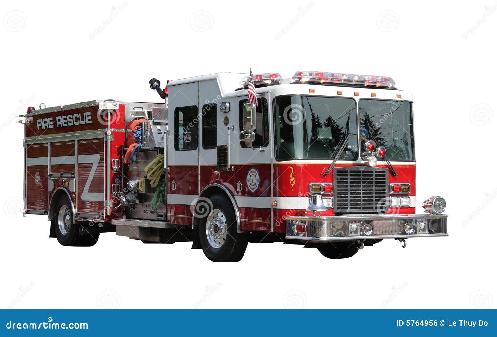 Fire Rescue Truck stock photo. Image of memorial, firetruck - 5764956