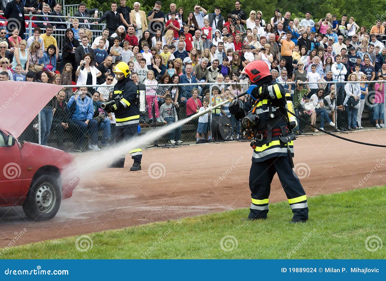 Fire and Rescue Units in Action Editorial Stock Image - Image of ...