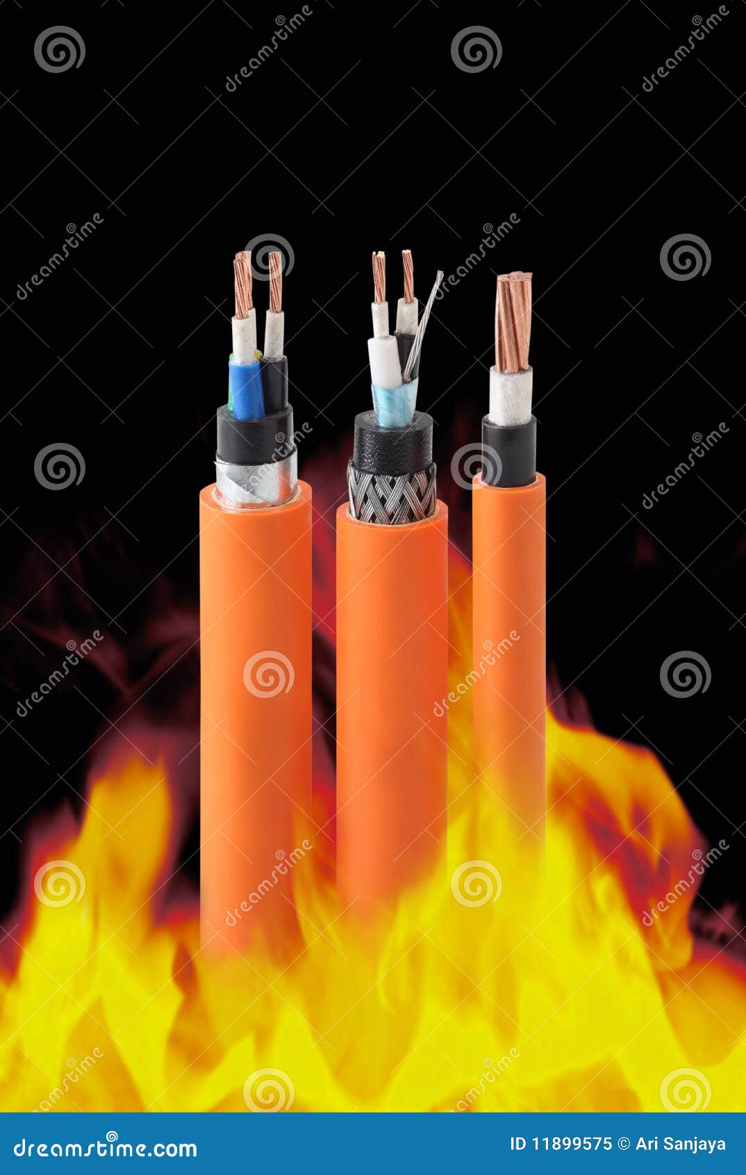 Fire Resistant Cables Royalty-Free Stock Photo | CartoonDealer.com ...