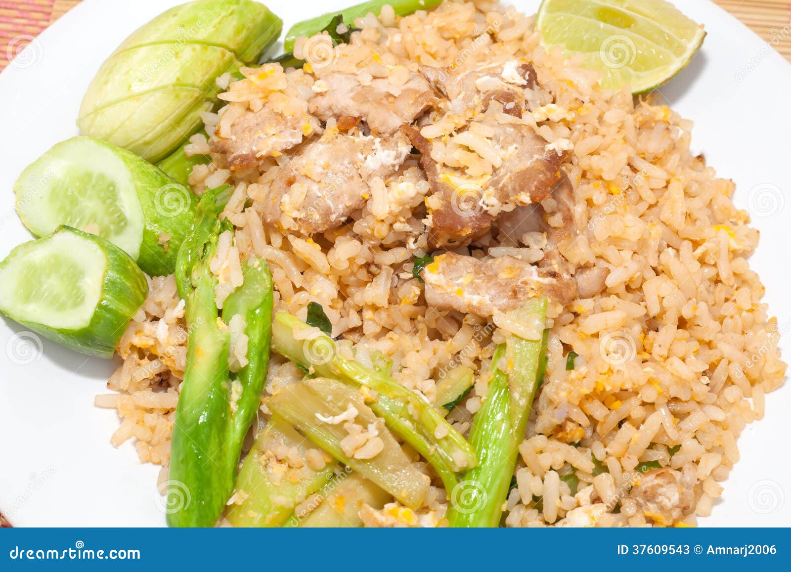 Fire rice with thai style stock image. Image of viewfinderchallenge4 ...