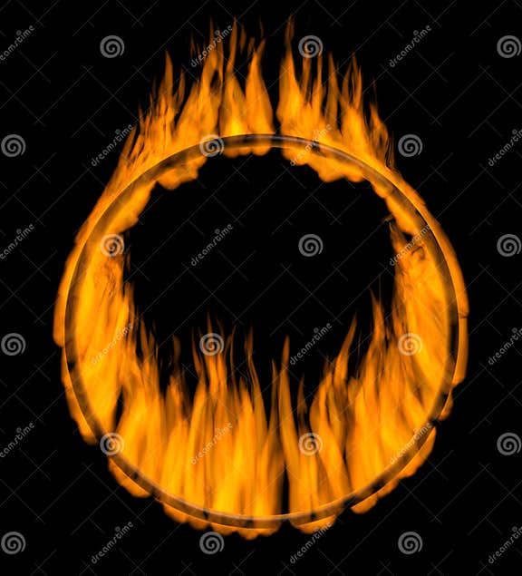 Fire ring stock illustration. Illustration of yellow, rings - 3071084
