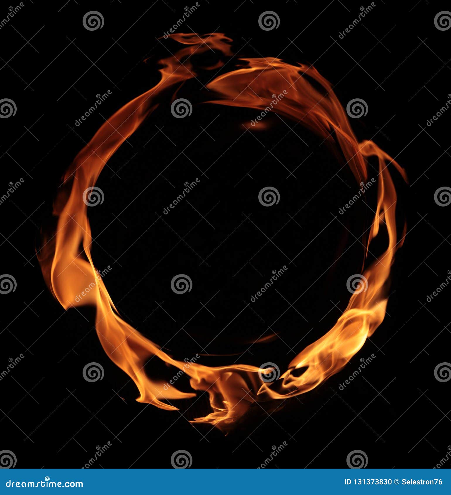 Fire Flames On A Ring