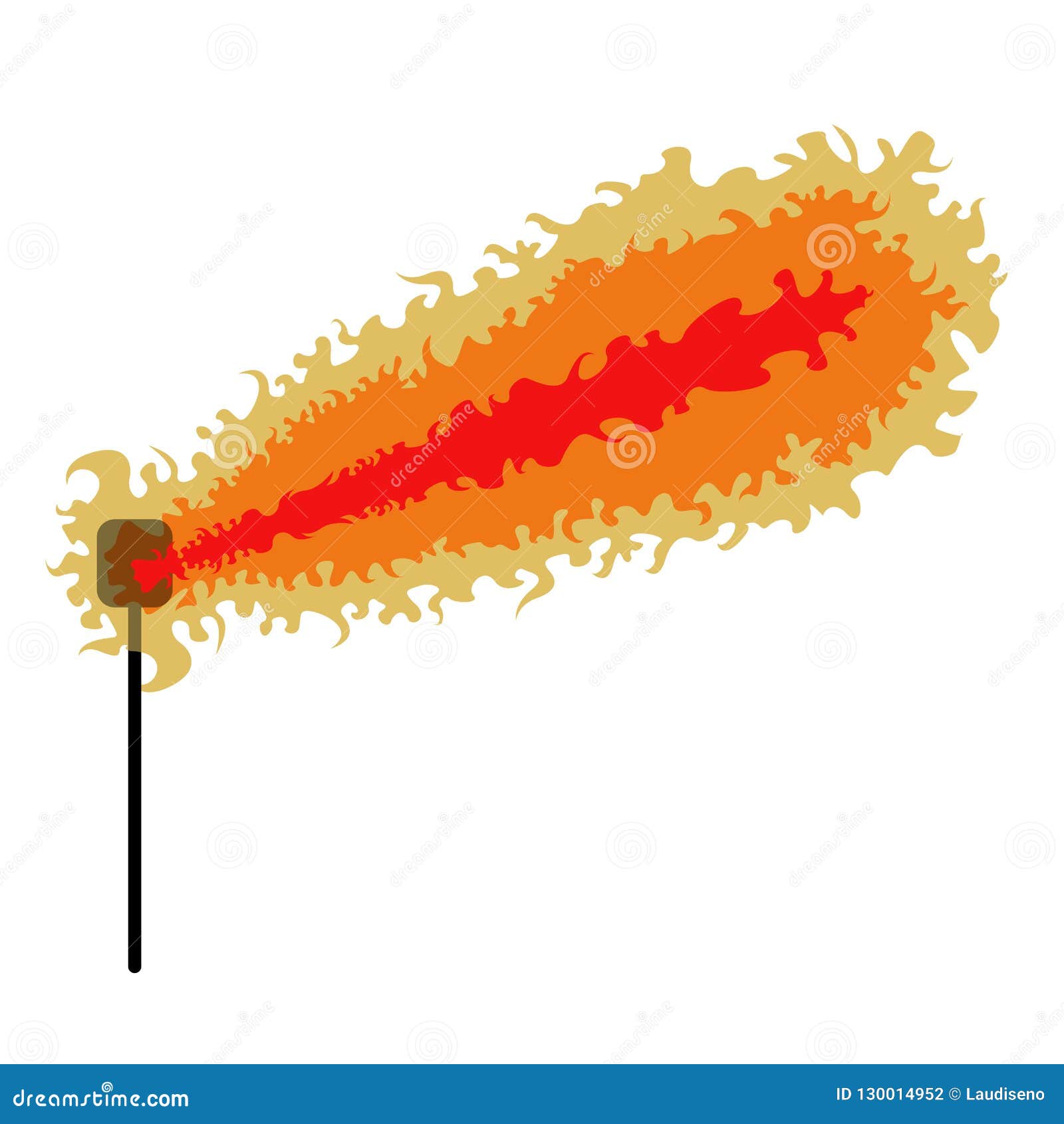 Fire ring exploding icon stock vector. Illustration of performance ...