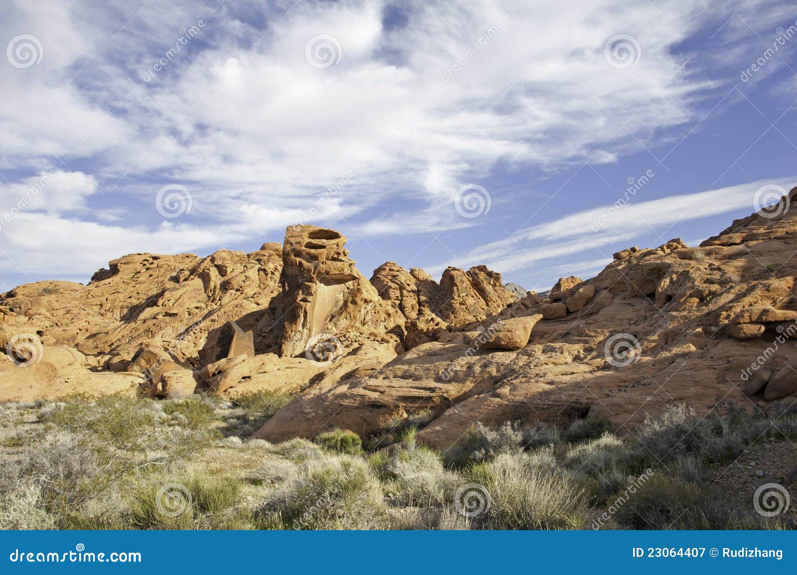 Fire Rocks stock image. Image of valley, arch, rocks - 23064407