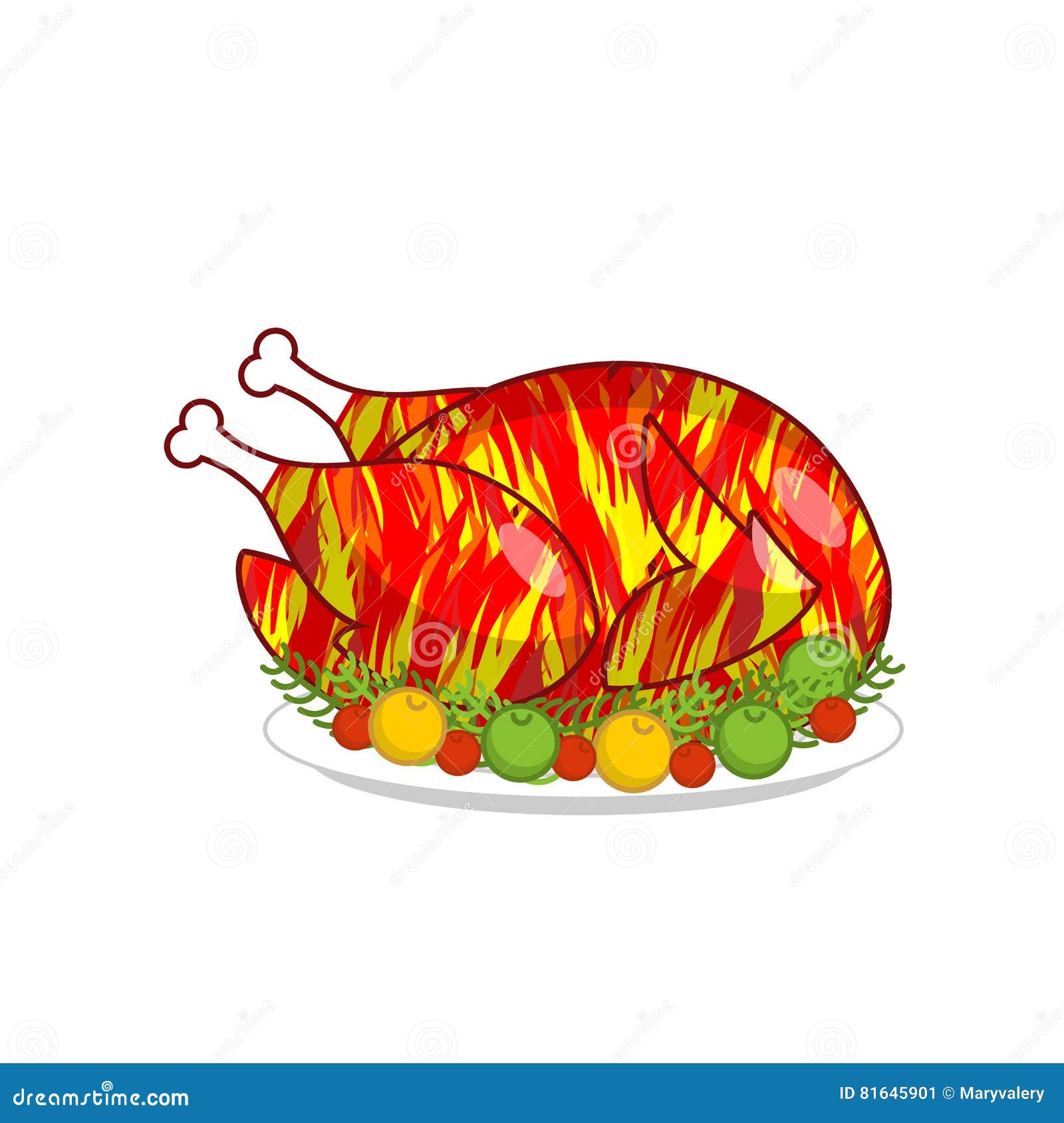 Fire Rooster Year 2017. Fried Symbol of New Year Stock Vector ... Fire Rooster Year 2017. Fried Symbol of New Year Stock Vector ...