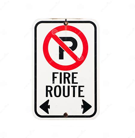 Fire route sign stock illustration. Illustration of icon - 34749275